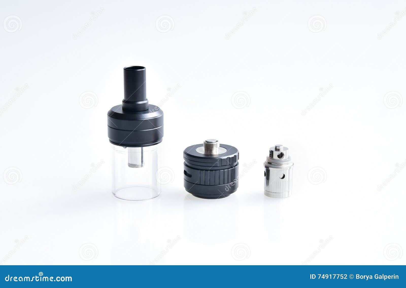Disassembled atomizer stock photo. Image of clearomizer - 74917752