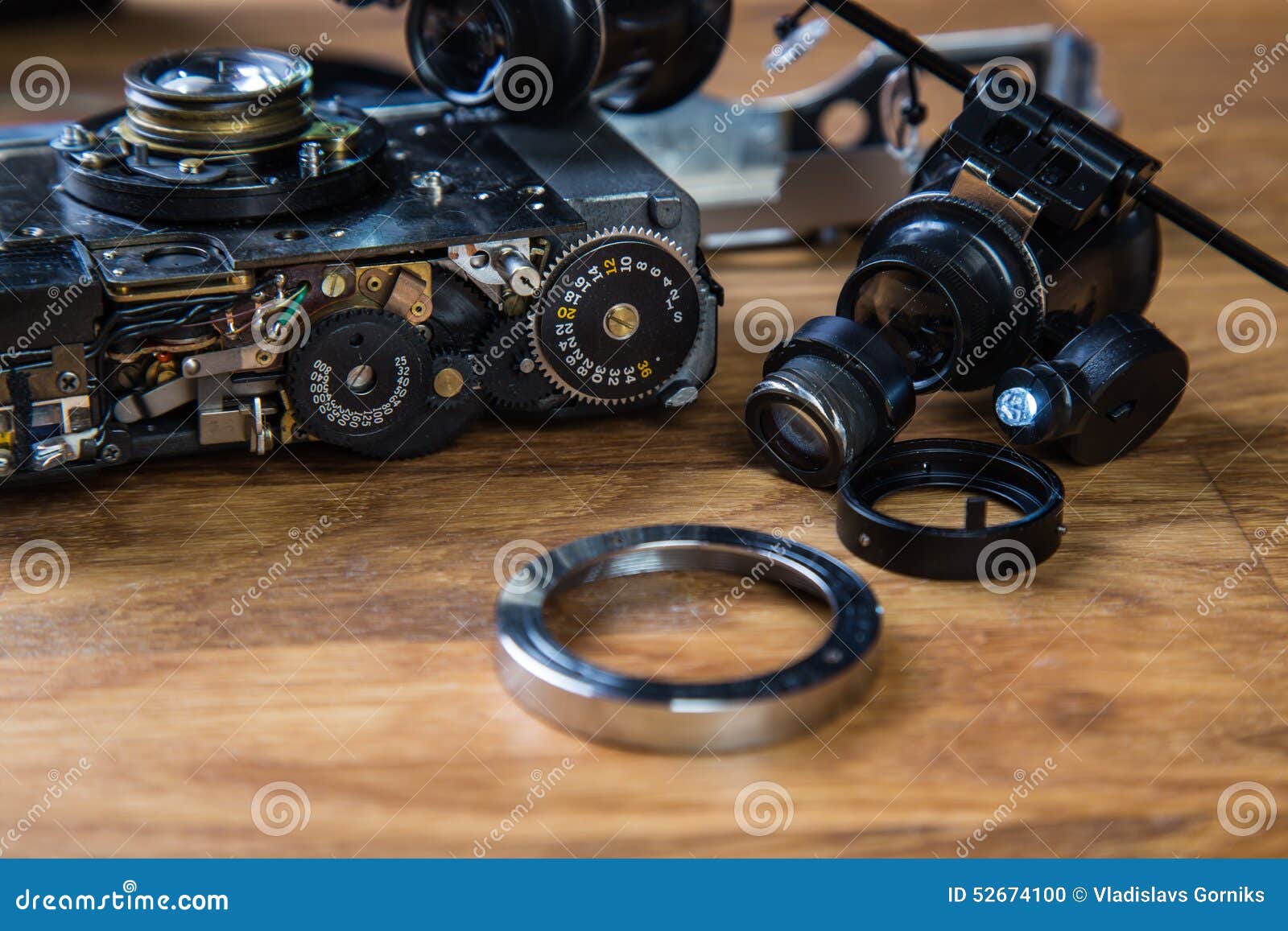 Collection of DISASSEMBLED CAMERA Photos - Dreamstime ID:21799