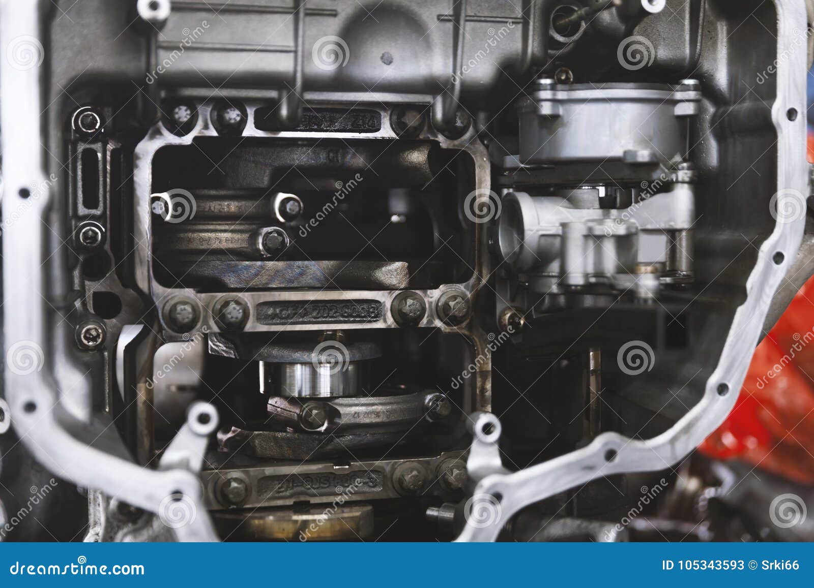 Disassembled car engine stock image. Image of dirty - 105343593