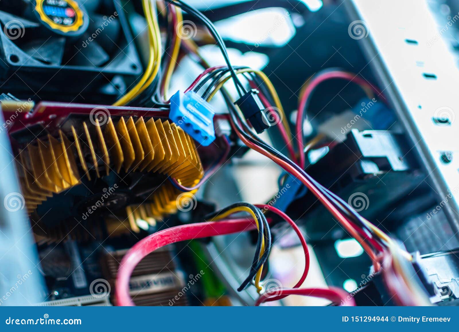 Disassembled the Case the System Unit of a Desktop Personal Computer ...