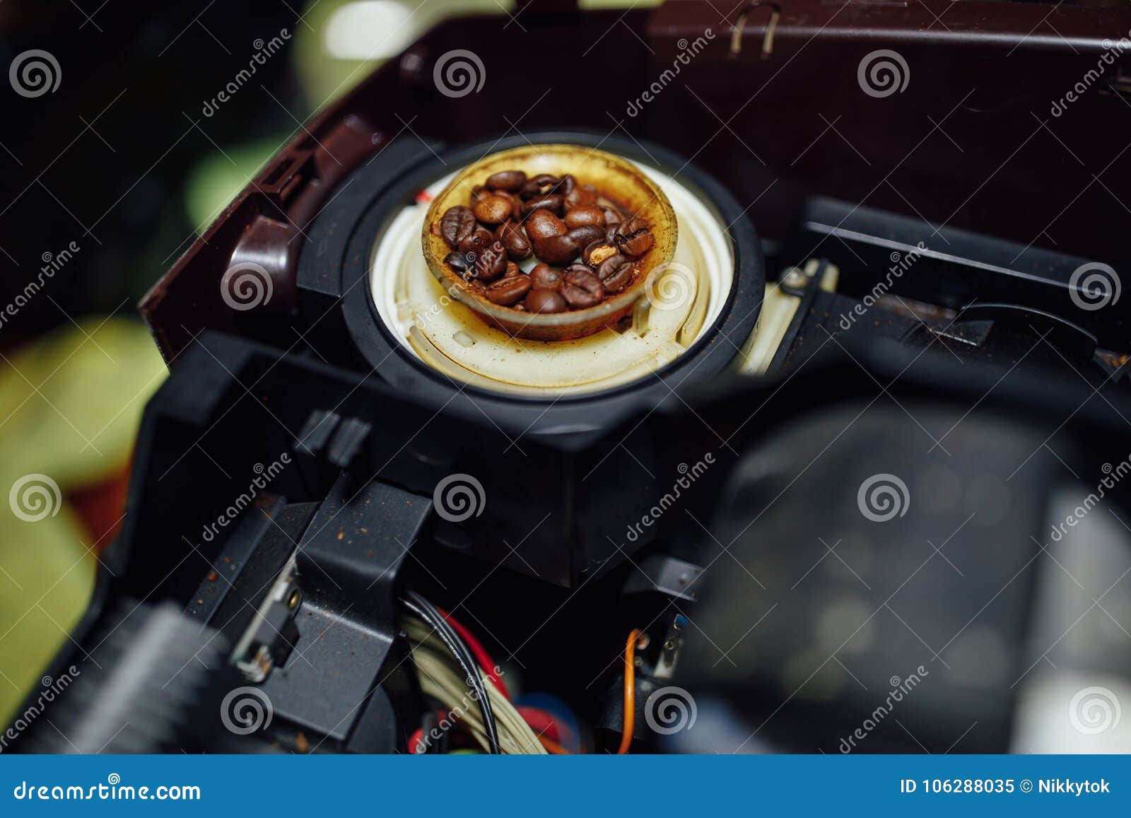 Disassembled Coffee Machine at Service Center Stock Image - Image of ...