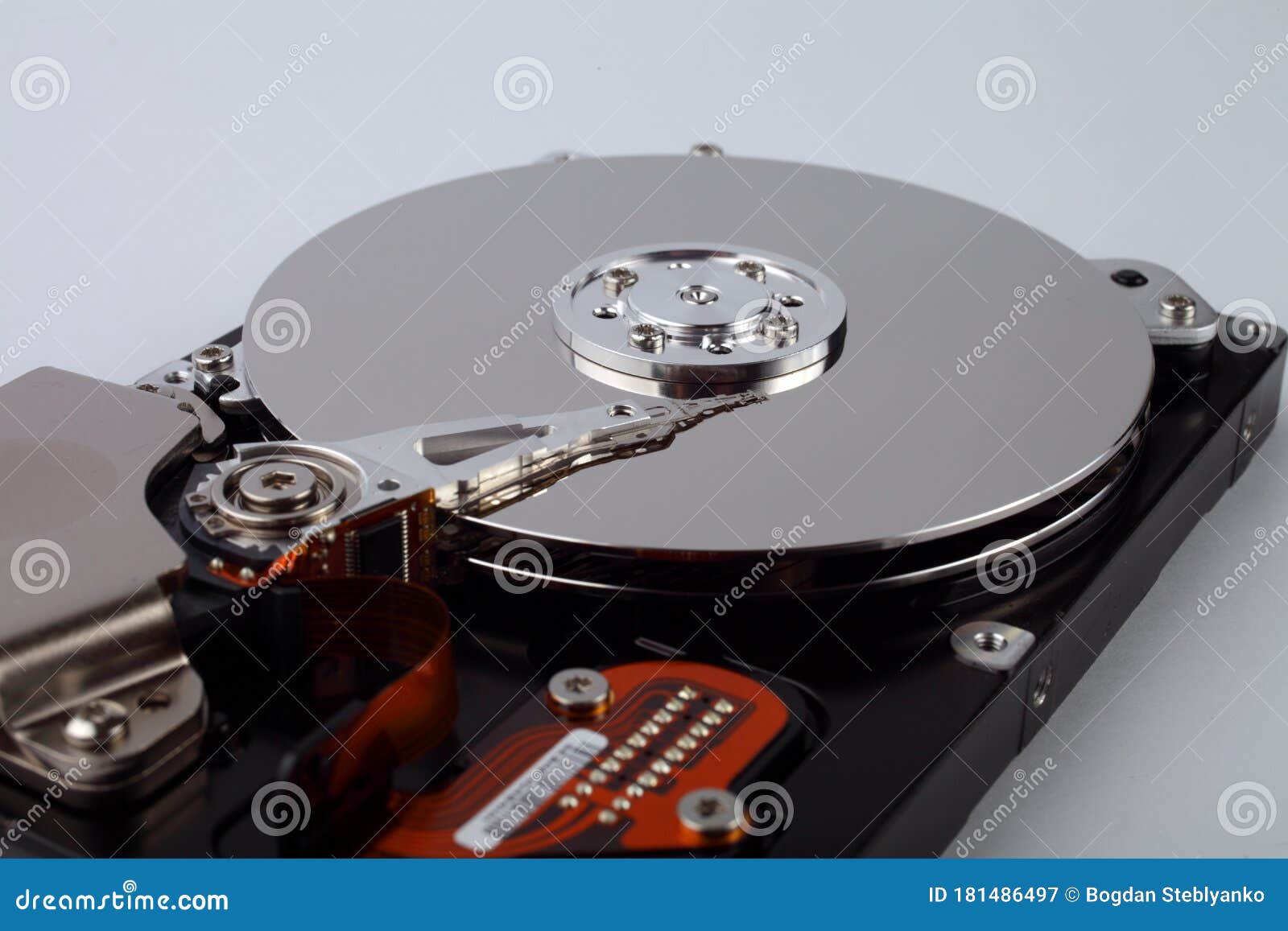 Disassembled Computer Hard Drive with Mirror Disks Stock Image - Image ... Disassembled Computer Hard Drive with Mirror Disks Stock Image - Image ...