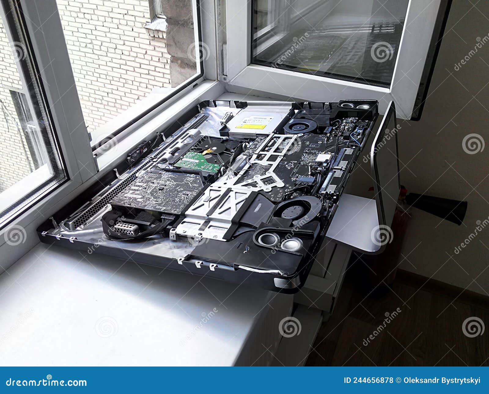 Disassembled Computer, Computer Internals Stock Photo - Image of disk ...