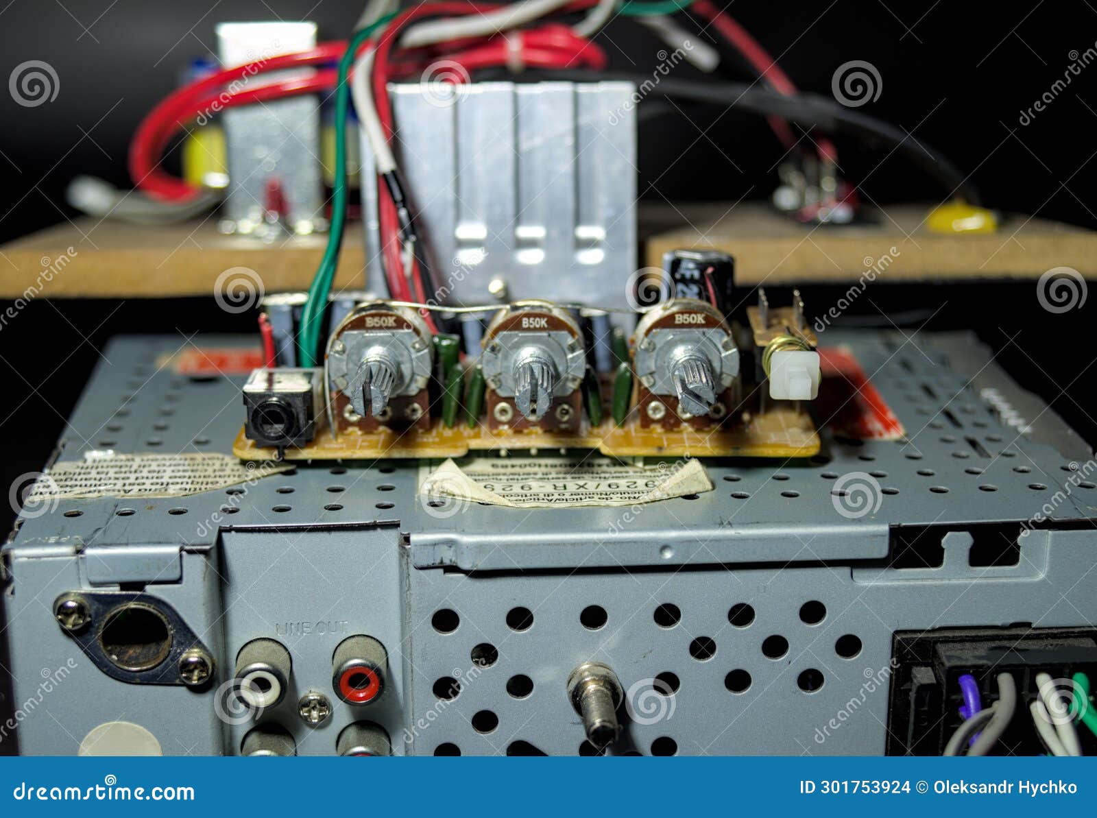 Disassembled Electronic Circuit Assembly for Repair Stock Photo - Image ...