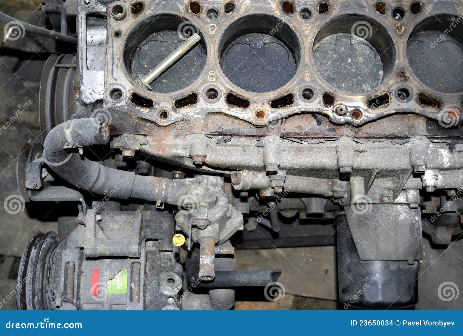 Disassembled engine stock photo. Image of repairing, assembly - 23650034