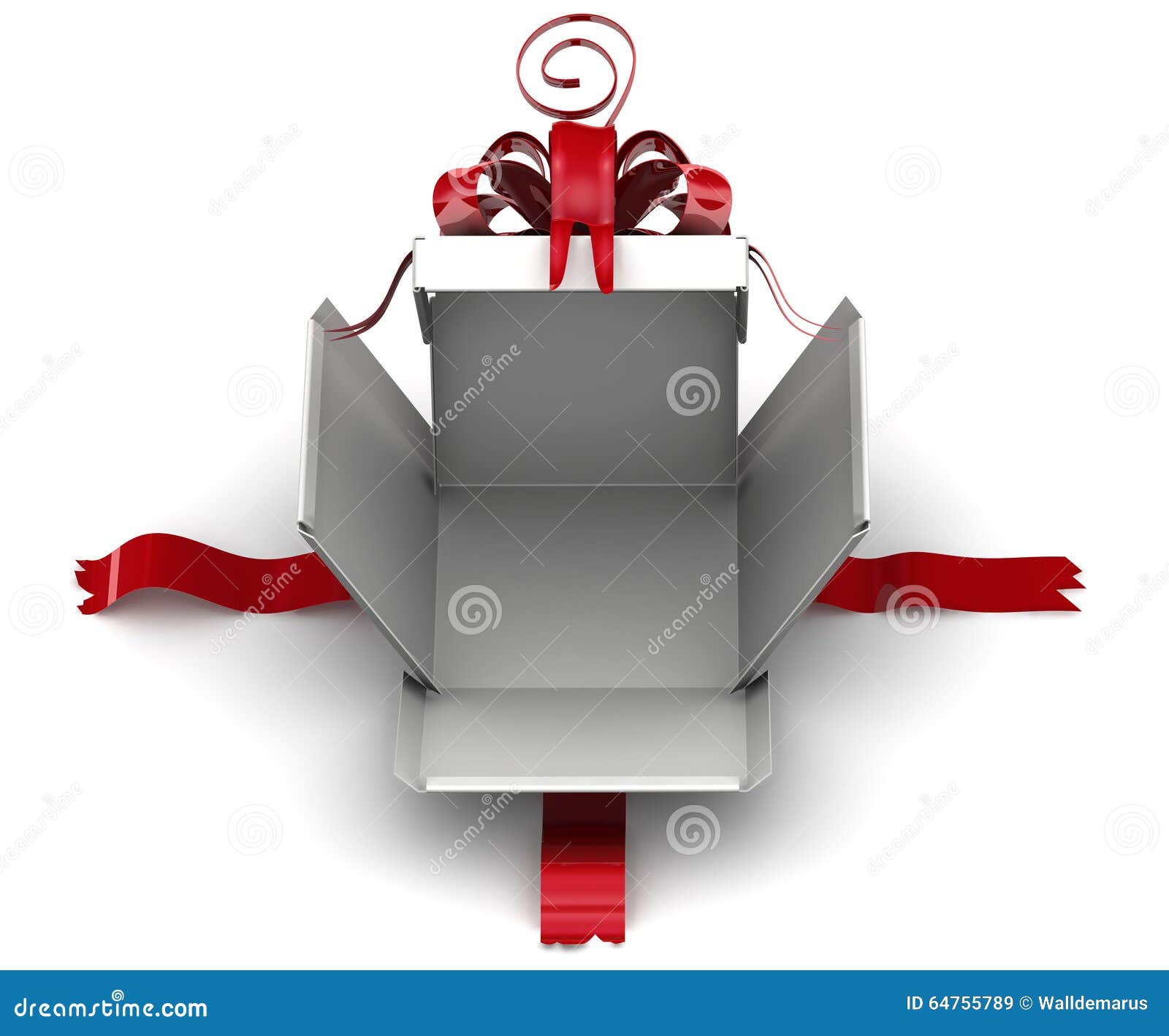 Disassembled gift box stock illustration. Illustration of gift - 64755789