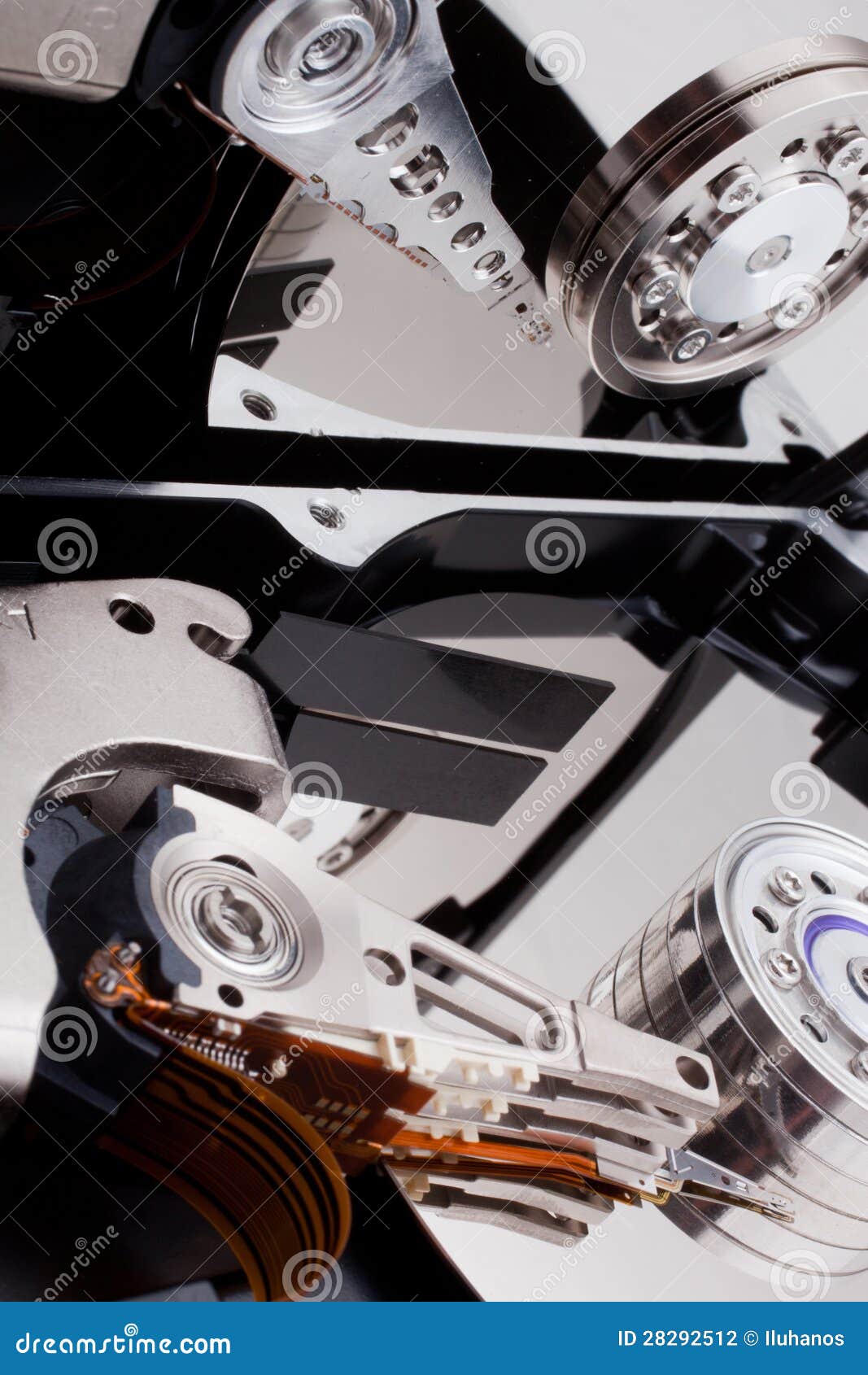 Disassembled hard drive stock photo. Image of hardware - 28292512