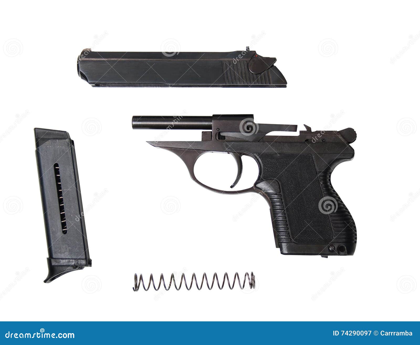 Disassembled Psm-9r Traumatic Gun Stock Image - Image of gunmetal ...
