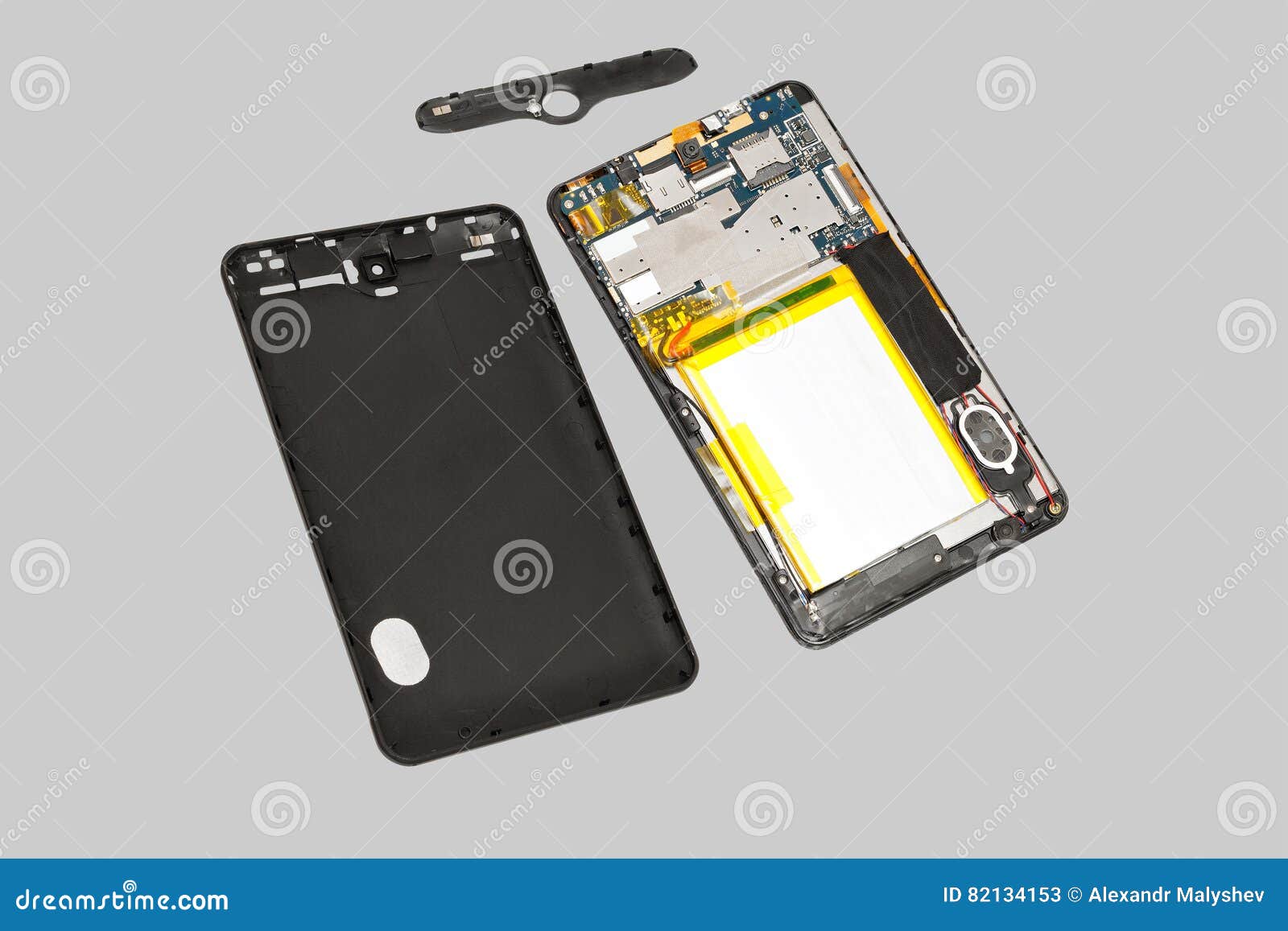 Disassembled tablet. stock image. Image of tablet, device - 82134153