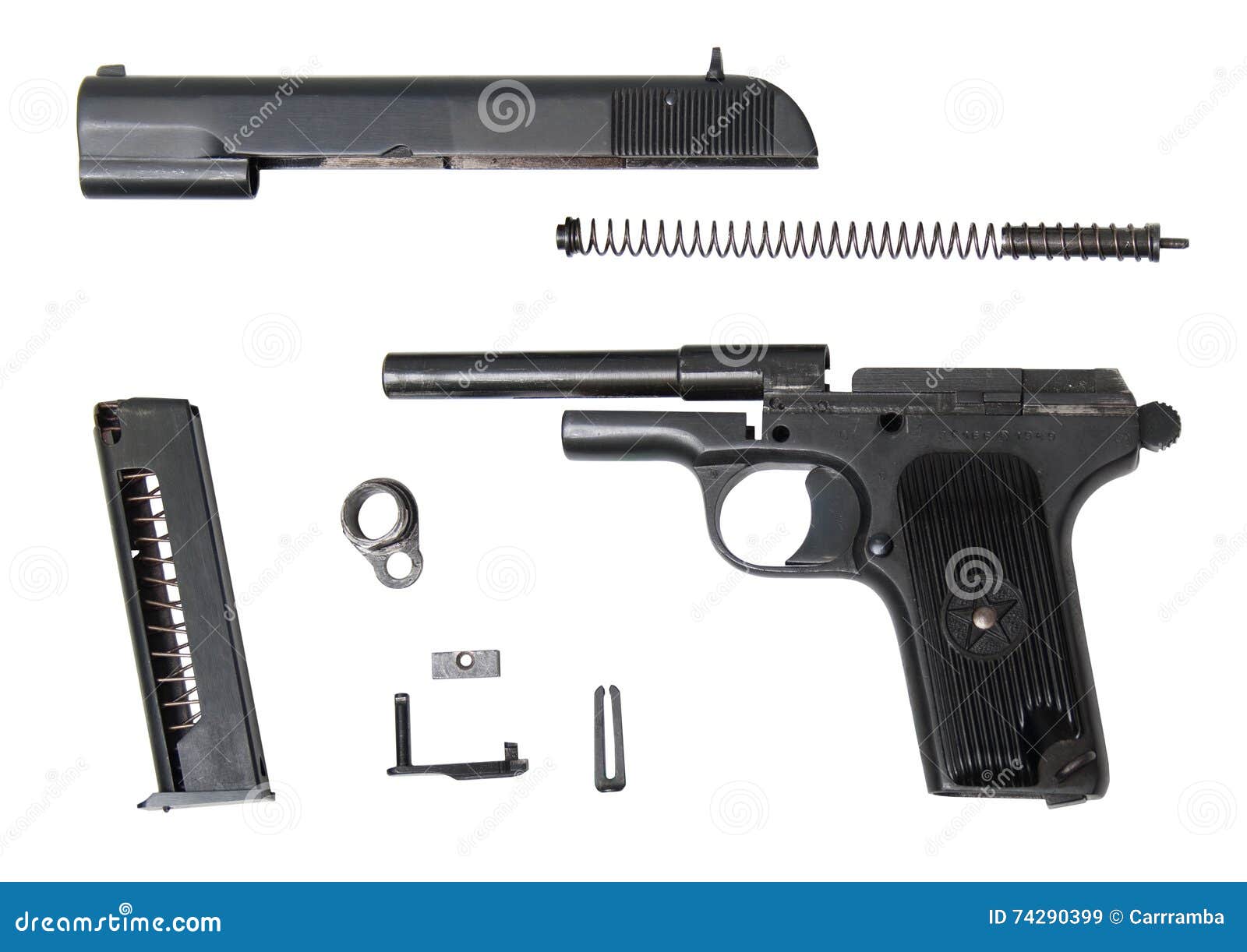 A Disassembled M-16 Bullet Royalty-Free Stock Photography ...