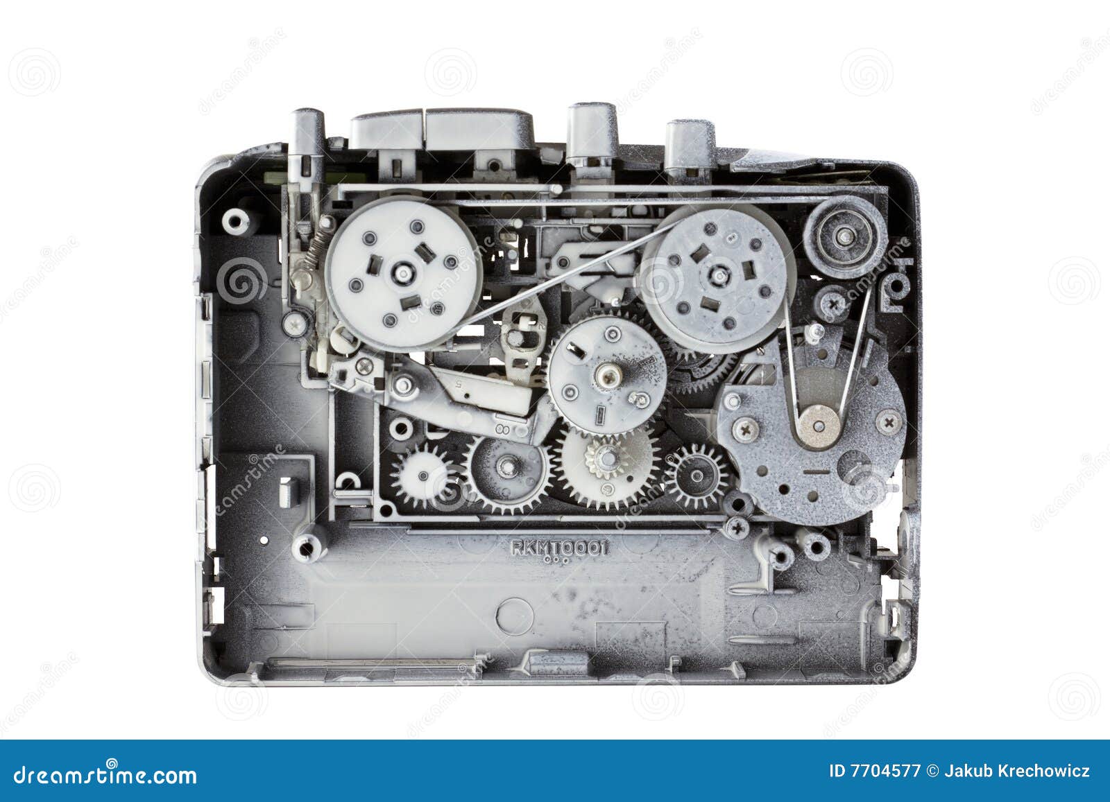 Disassembled walkman stock image. Image of mechanic, mechanical - 7704577