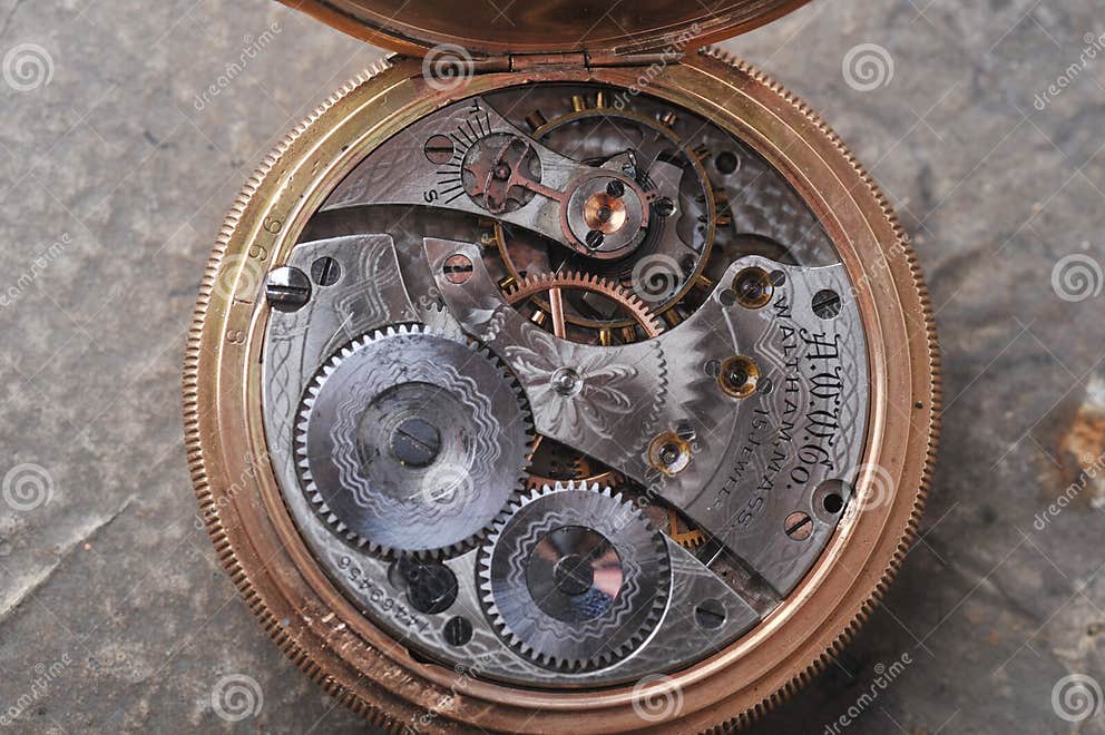 Disassembled watch stock image. Image of complexity, silver - 11857787