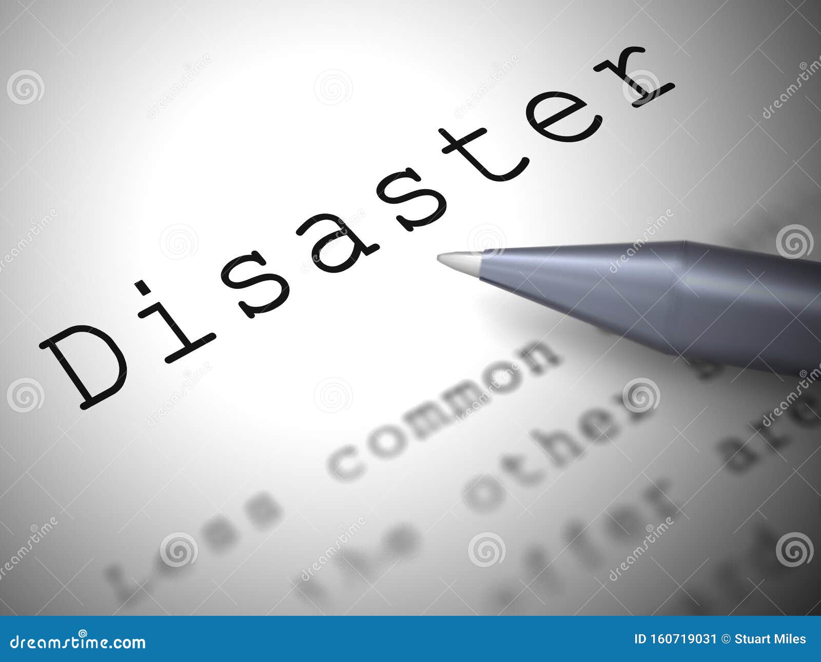 Calamity And Hardship In Life - Pictured By Word Calamity As A Heavy ...