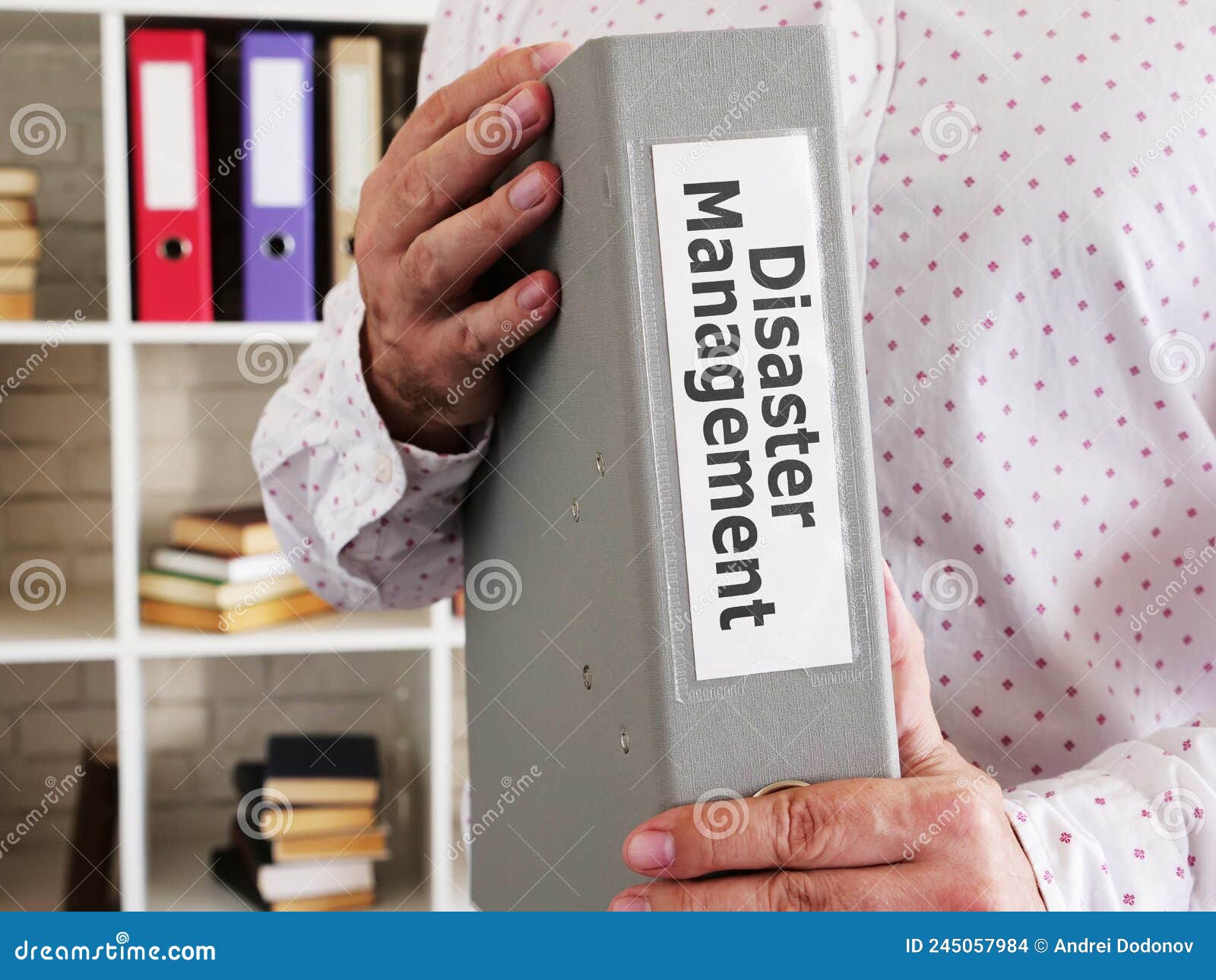 Disaster Management is Shown on the Photo Using the Text Stock Photo ...