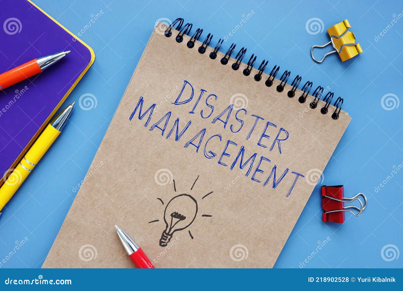 Disaster Management Sign on the Sheet Stock Photo - Image of disaster ...