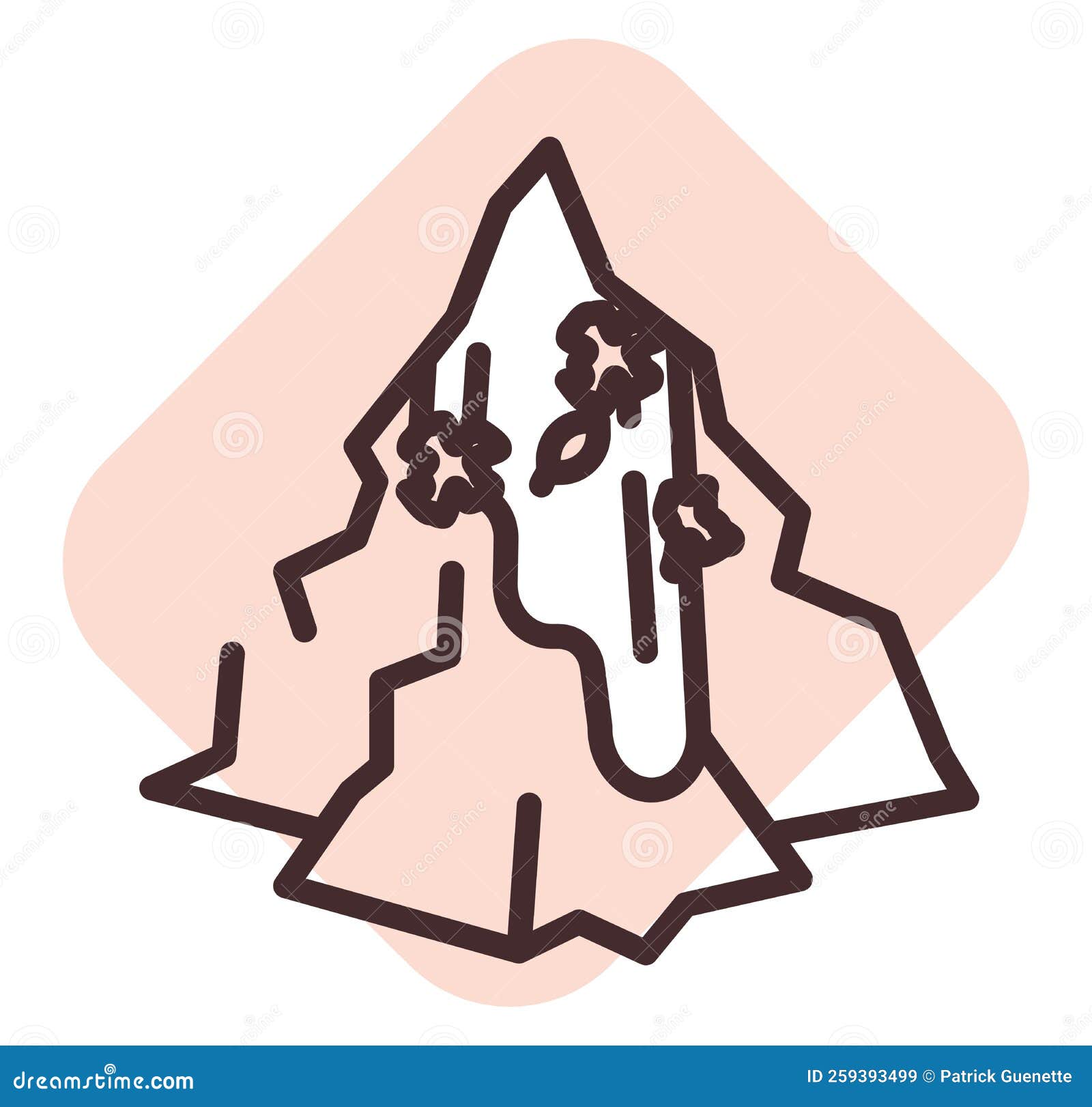 Mudflow Disaster Icon. Elements Of Natural Disasters Icon. Premium ...