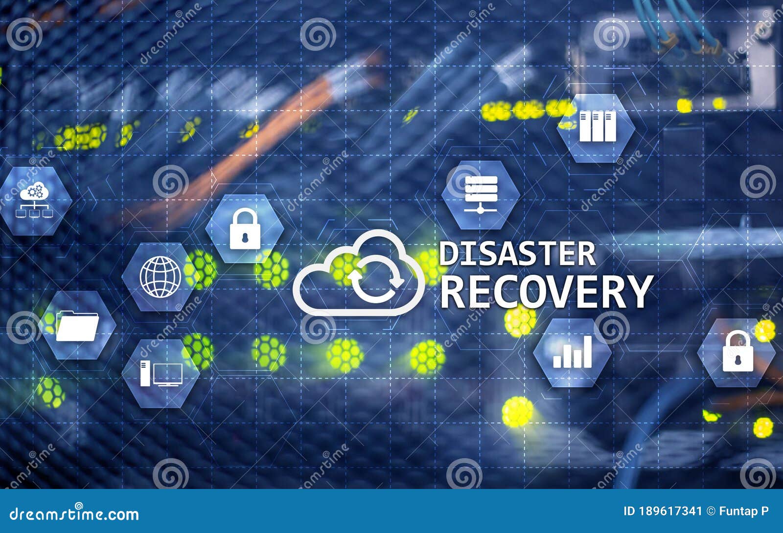 Disaster Recovery. Backup of Your Business. Project 2020. Stock ...
