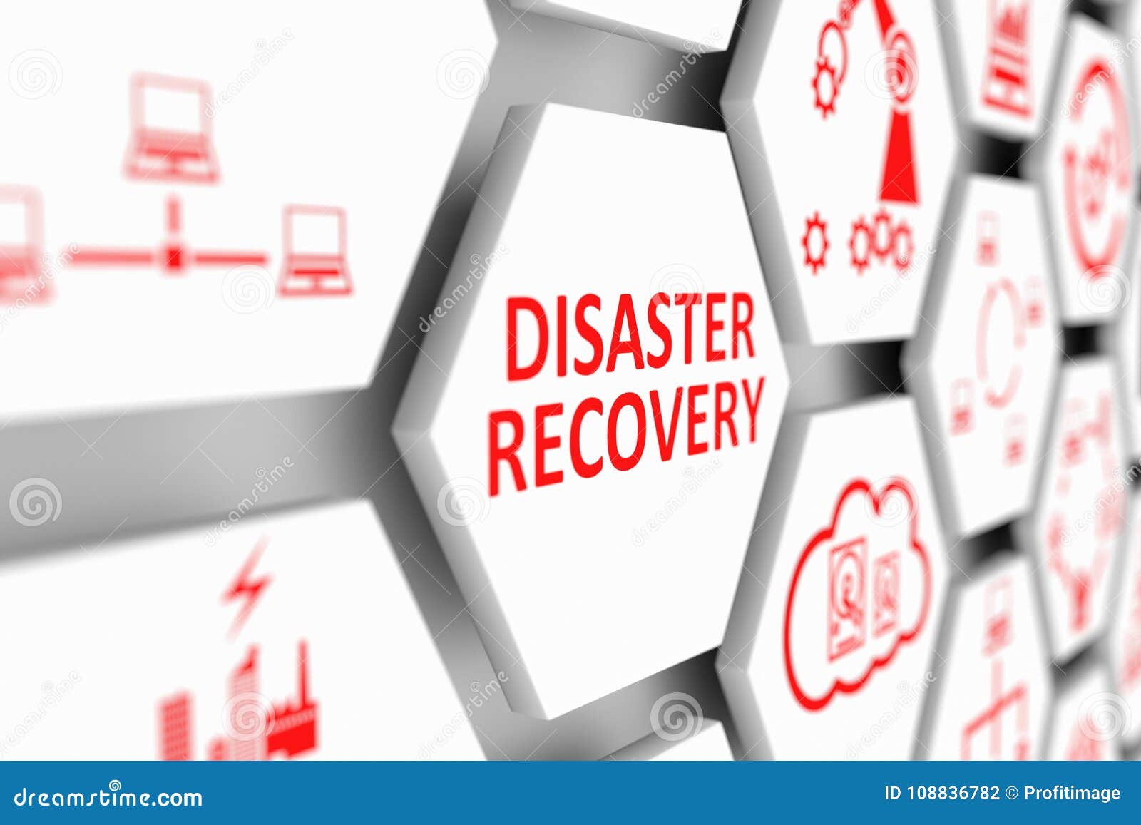 DISASTER RECOVERY concept stock illustration. Illustration of ...