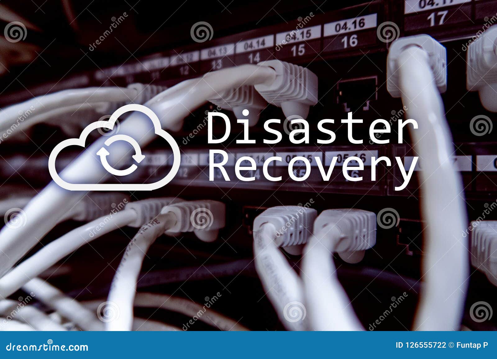 DIsaster Recovery. Data Loss Prevention Stock Photo - Image of ...