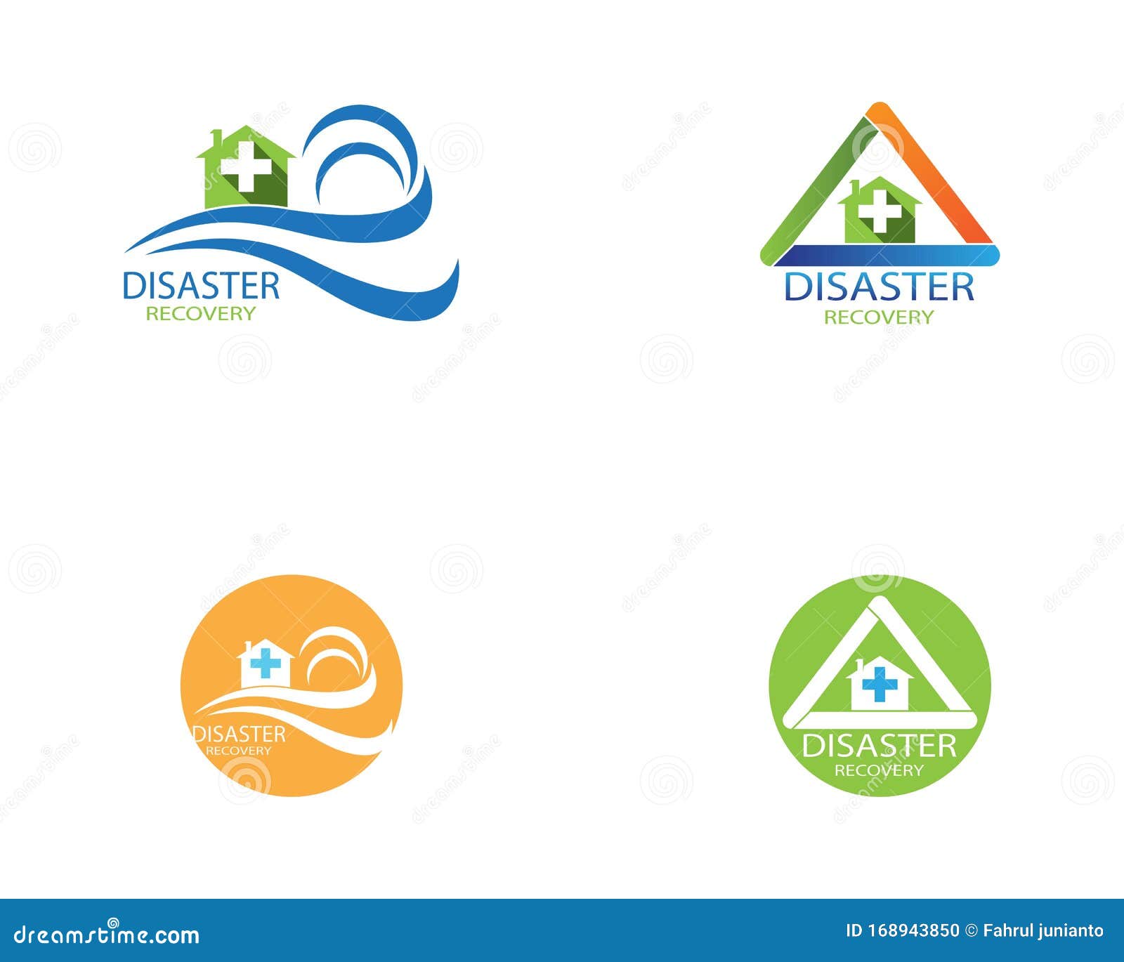 Disaster Recovery Logo Vector Illustration Stock Illustration ...
