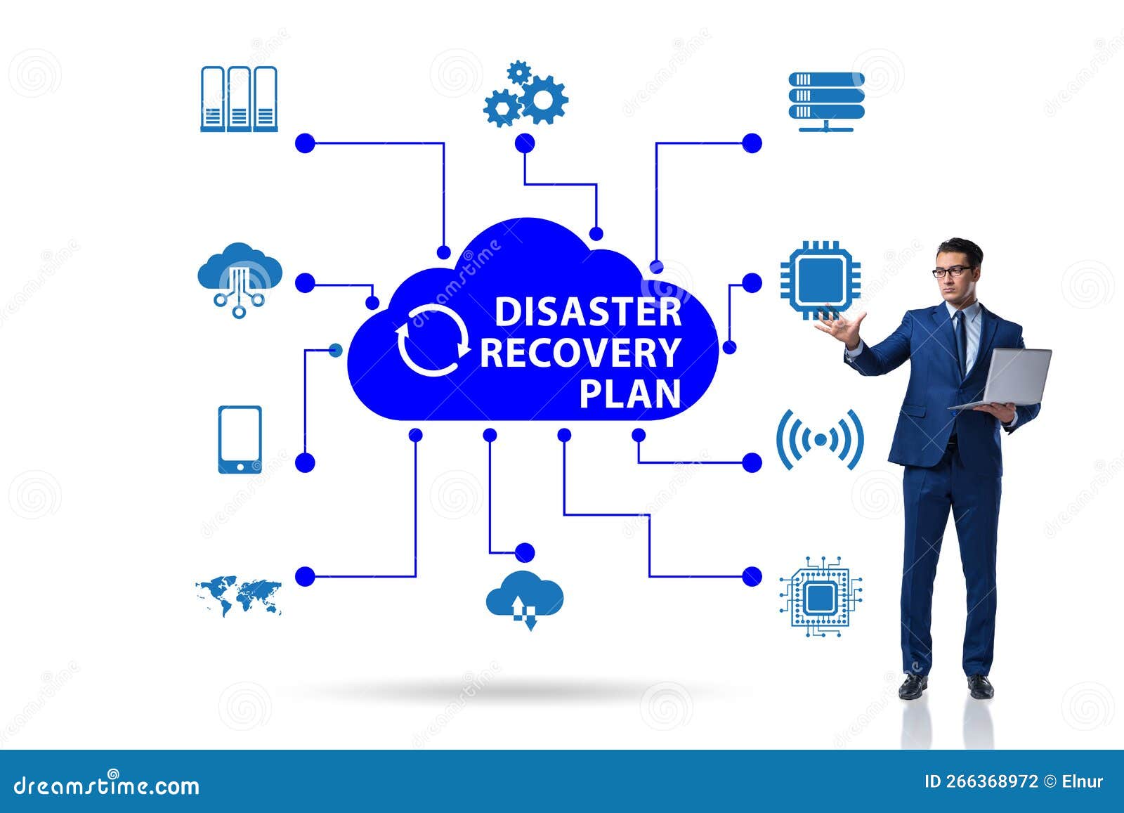 Disaster Recovery Plan and Backup Concept Stock Photo - Image of ...