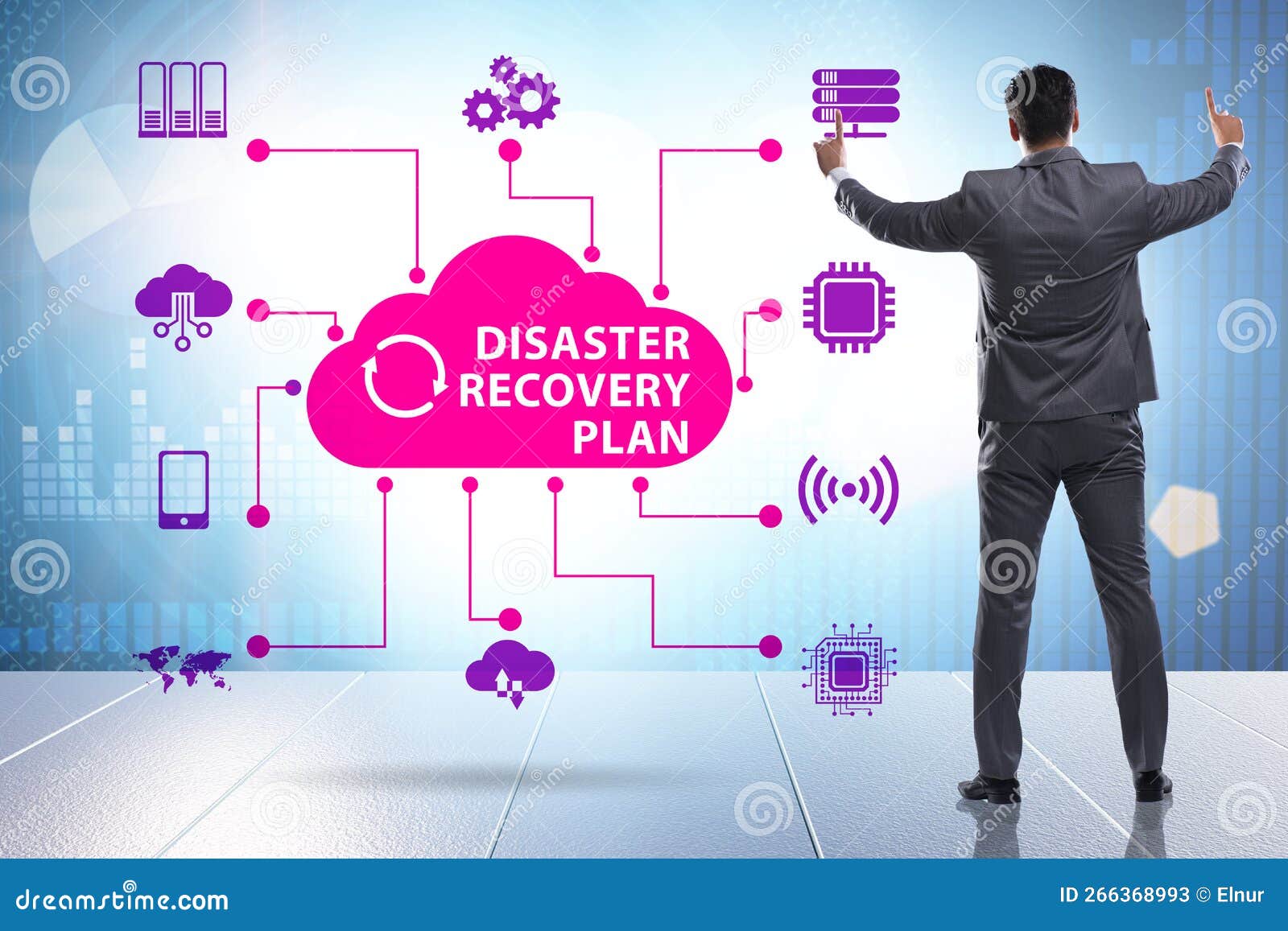 Disaster Recovery Plan and Backup Concept Stock Image - Image of ...
