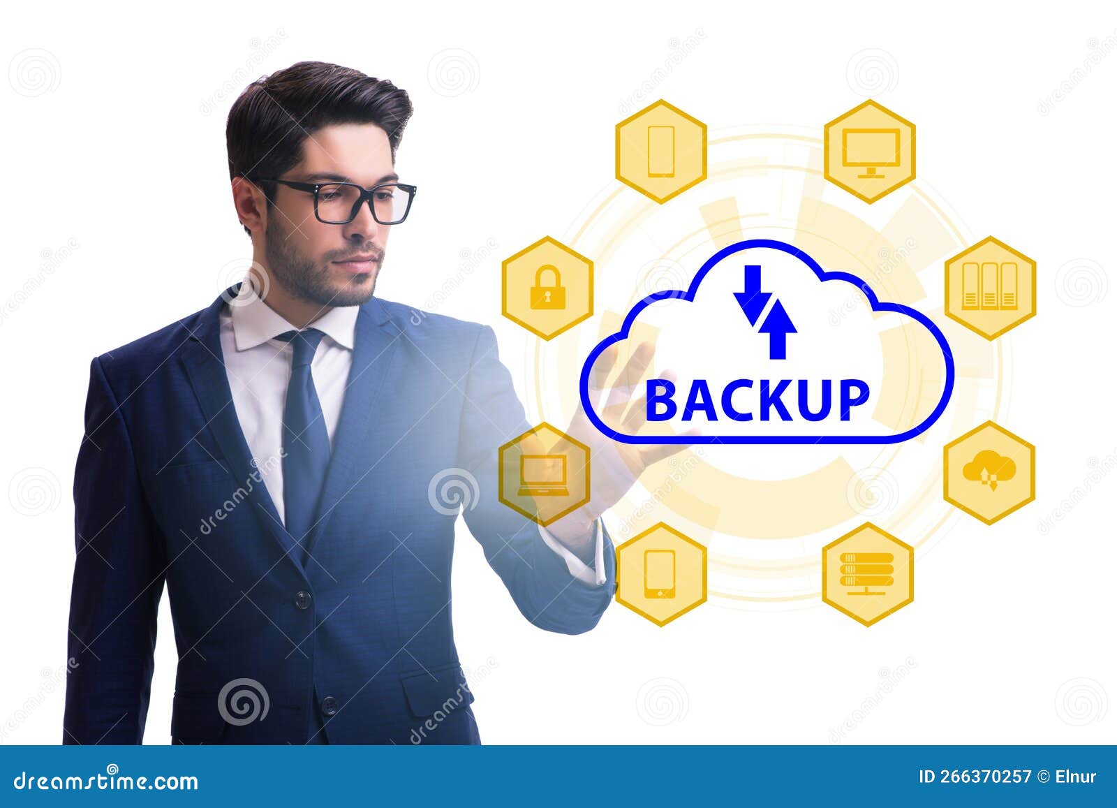 Disaster Recovery Plan and Backup Concept Stock Image - Image of data ...