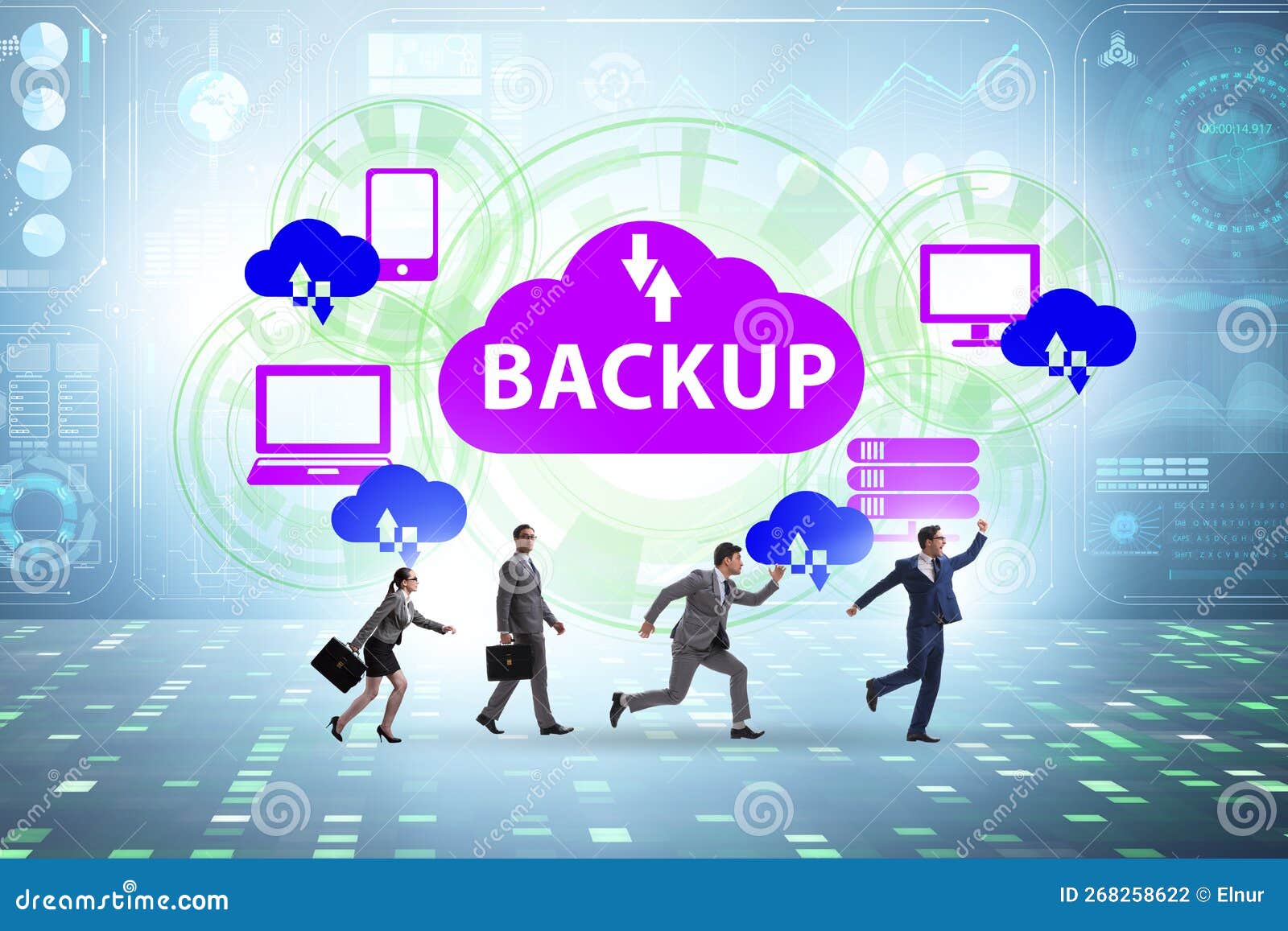 Disaster Recovery Plan and Backup Concept Stock Photo - Image of ...