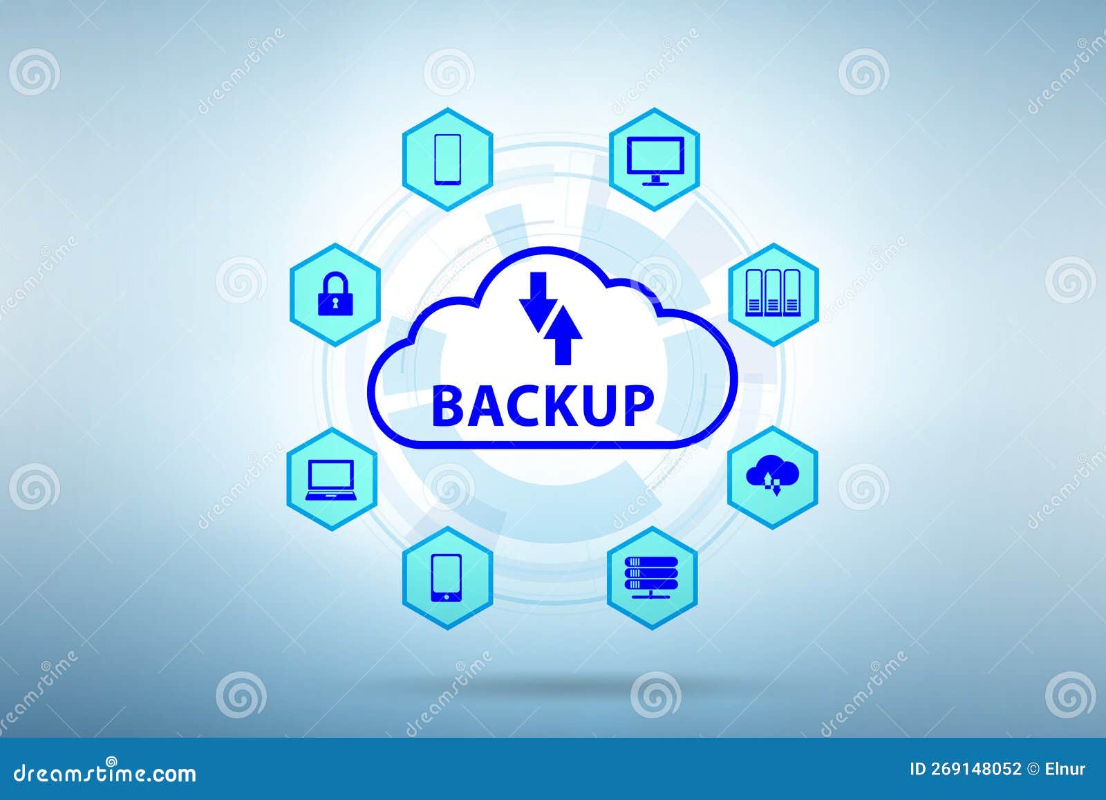 Disaster Recovery Plan and Backup Concept Stock Illustration ...