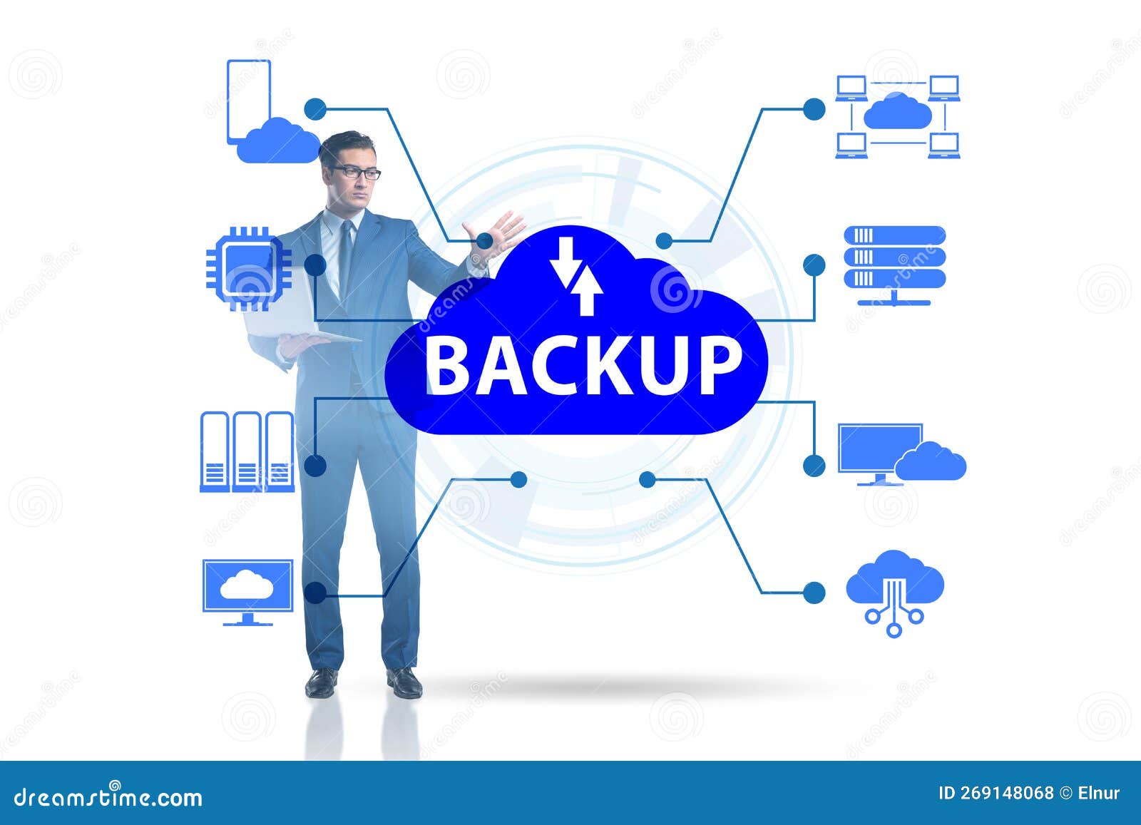 Disaster Recovery Plan and Backup Concept Stock Photo - Image of ...