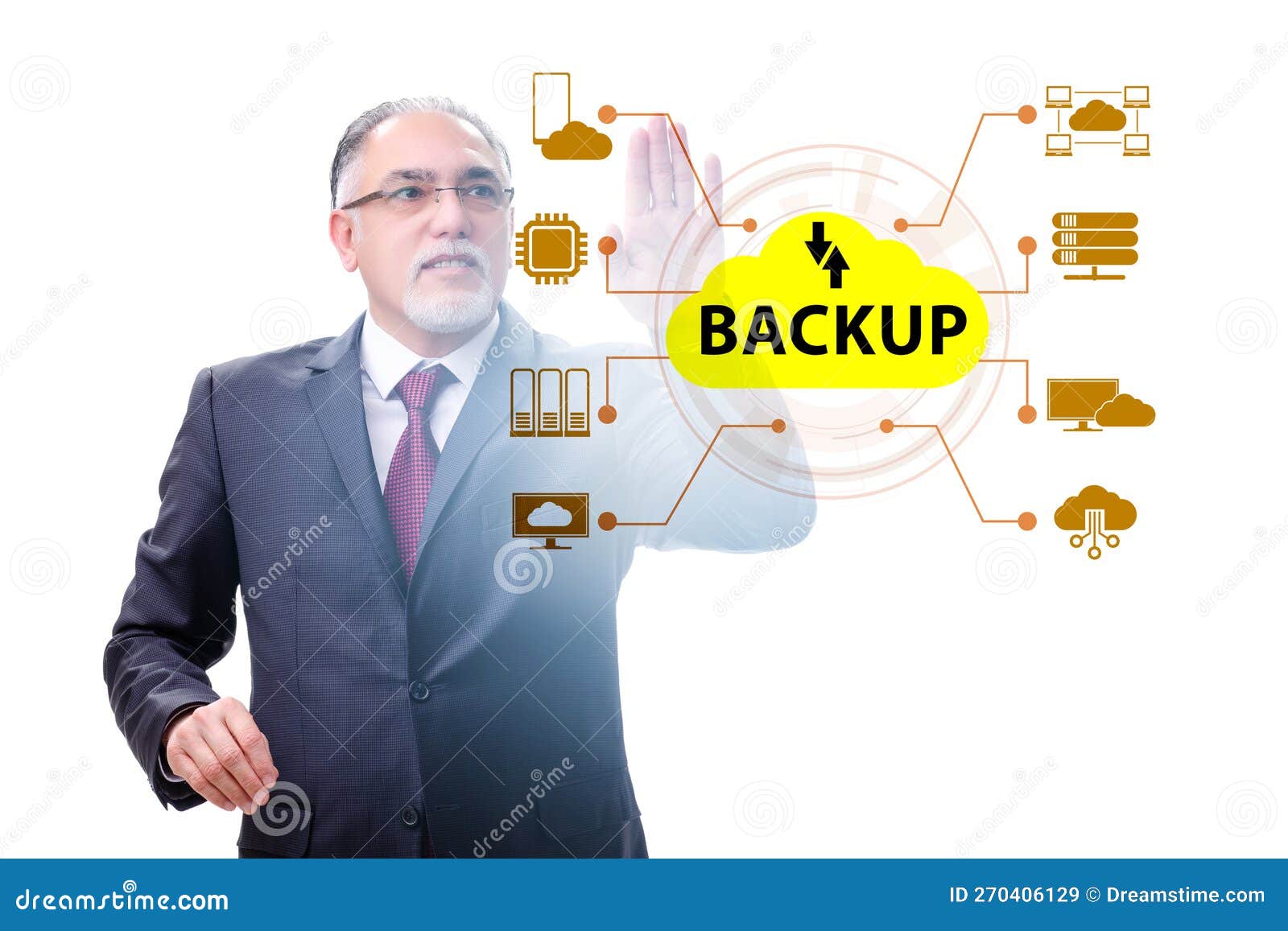 Disaster Recovery Plan and Backup Concept Stock Image - Image of ...