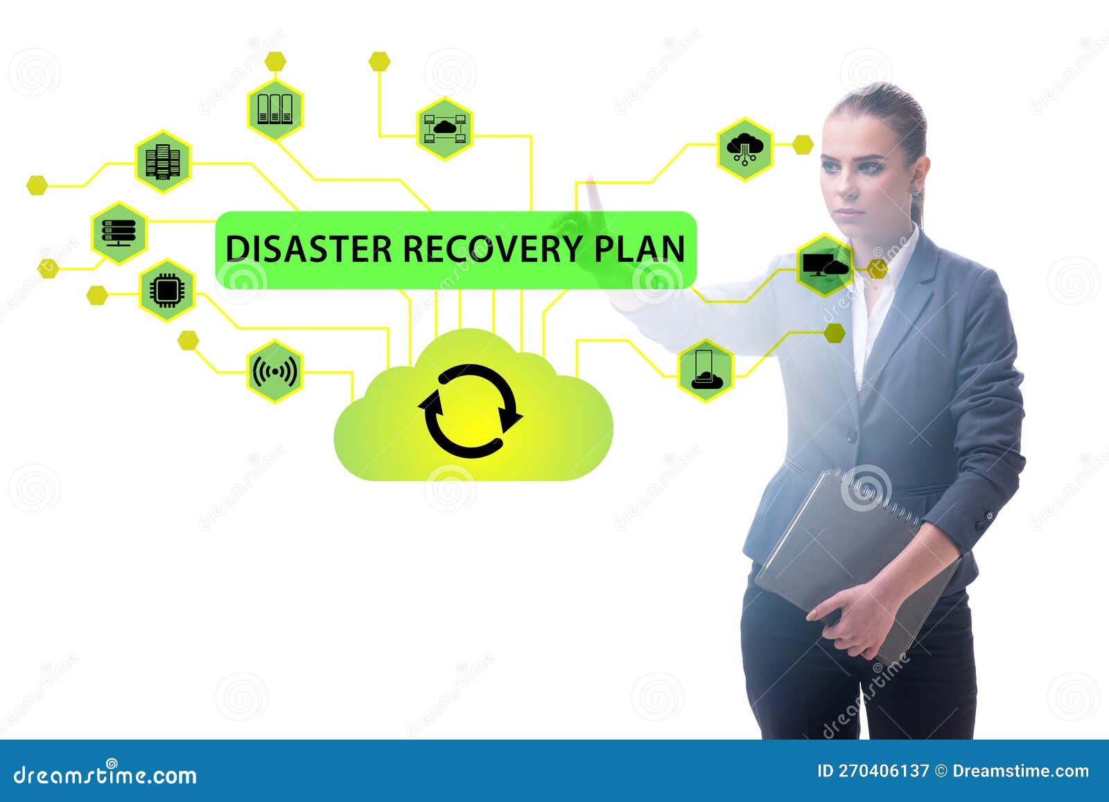 Disaster Recovery Plan and Backup Concept Stock Image - Image of ...