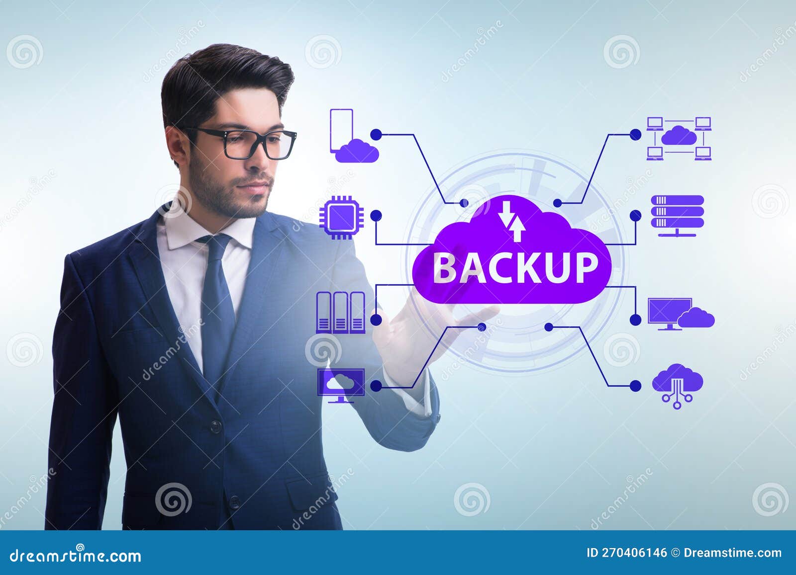 Disaster Recovery Plan and Backup Concept Stock Photo - Image of ...