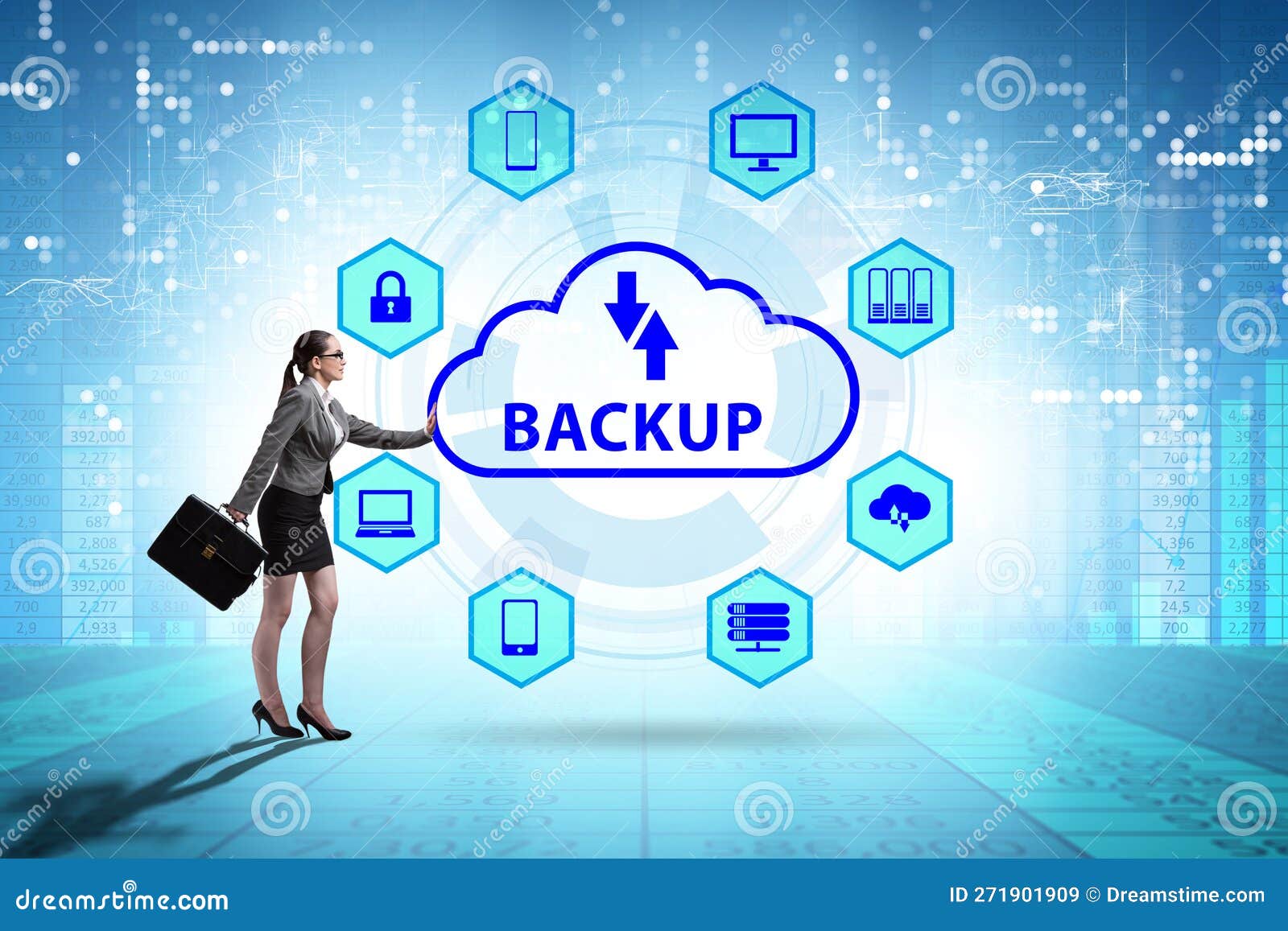 Disaster Recovery Plan and Backup Concept Stock Image - Image of risk ...