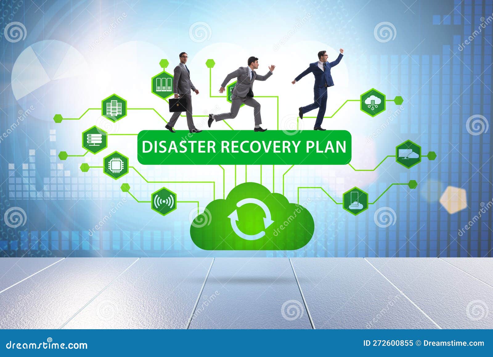 Disaster Recovery Plan and Backup Concept Stock Image - Image of ...