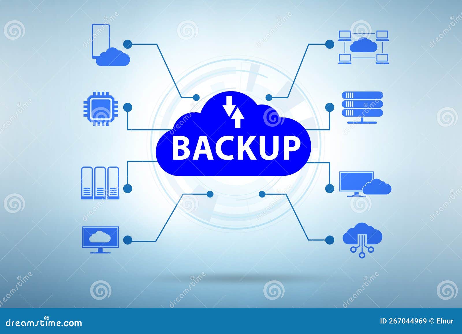 Disaster Recovery Plan and Backup Concept Stock Illustration ...
