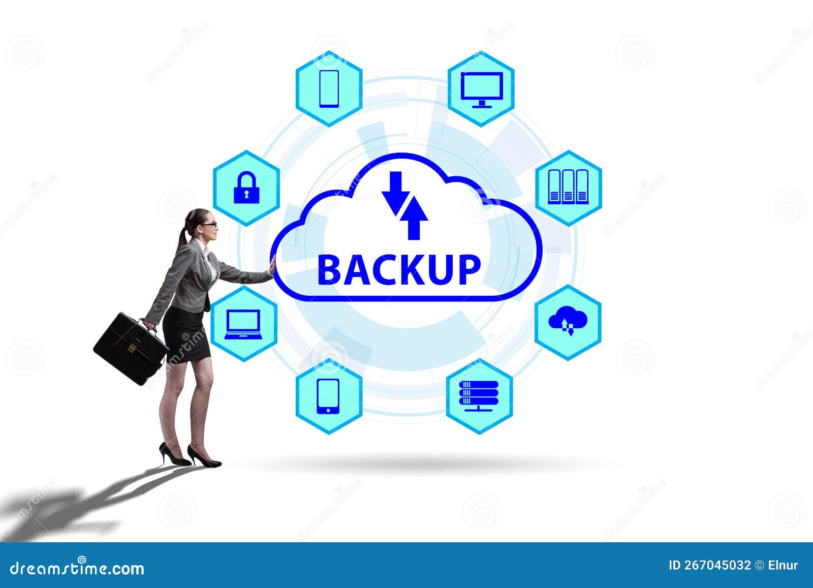 Disaster Recovery Plan and Backup Concept Stock Photo - Image of ...