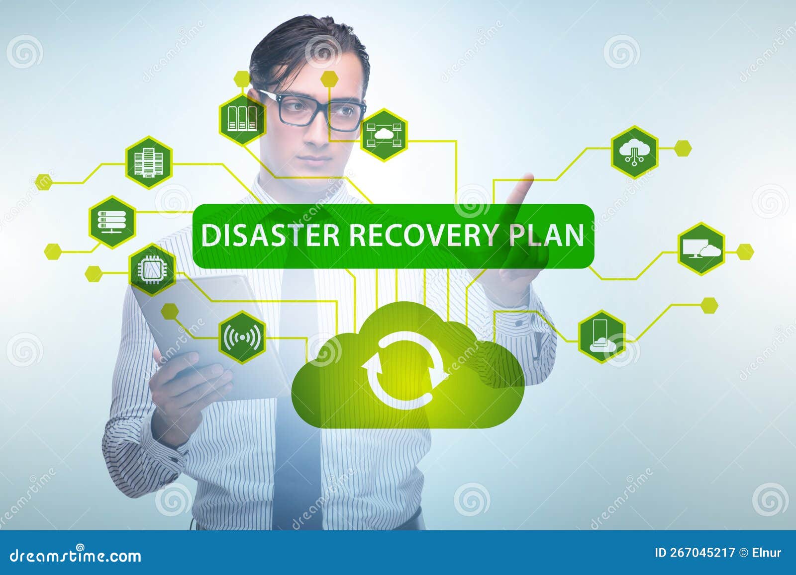 Disaster Recovery Plan and Backup Concept Stock Image - Image of data ...