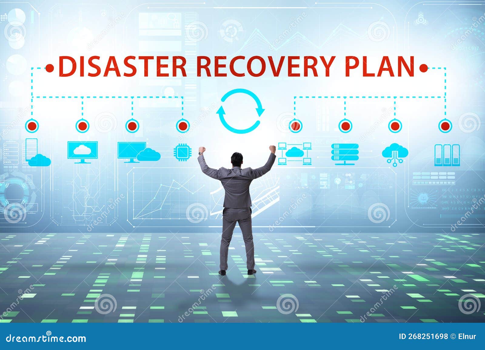 Disaster Recovery Plan and Backup Concept Stock Photo - Image of plan ...