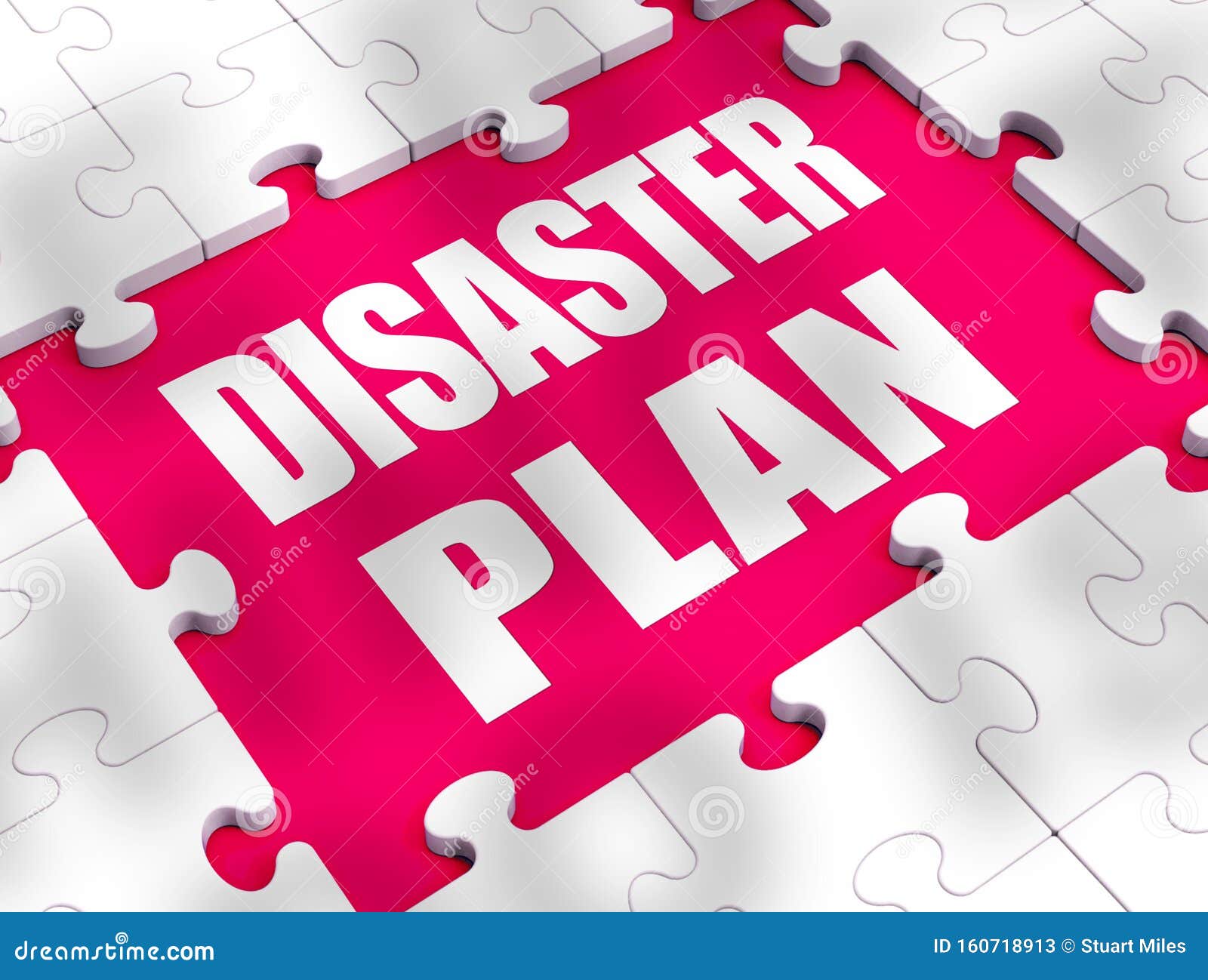Disaster Recovery Plan Concept Mitigating Risks and Planning Ahead - 3d ...