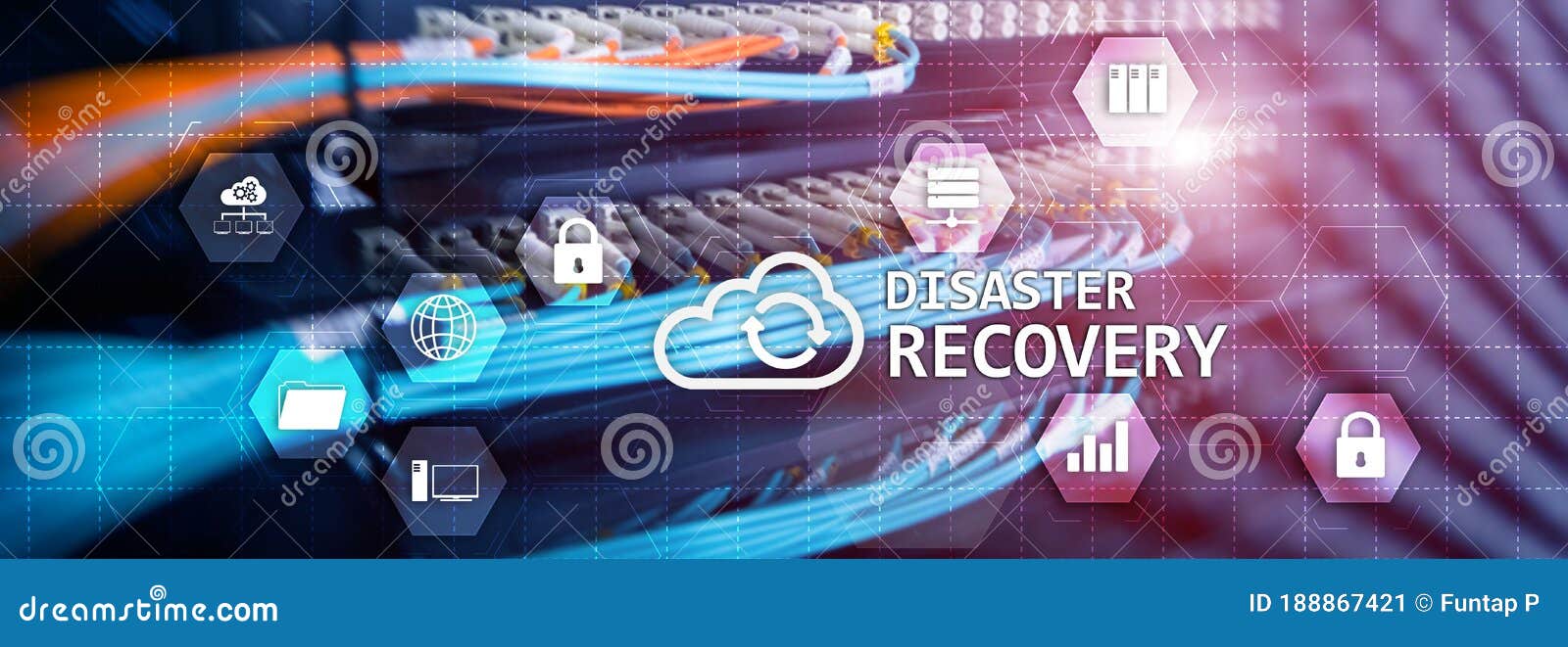 Disaster Recovery Plan for Your Corporation. Cyber Security Concept ...
