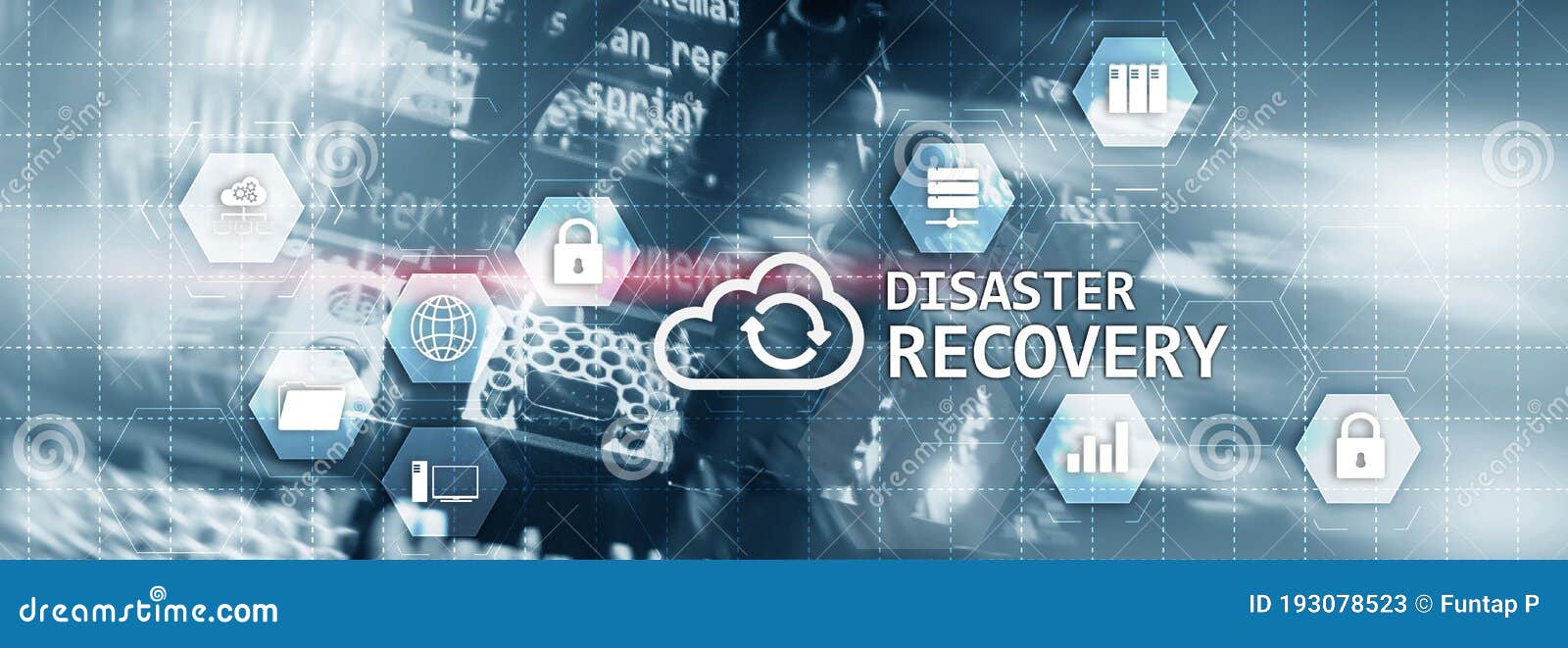 Disaster Recovery Plan for Your Corporation. Cyber Security Concept ...