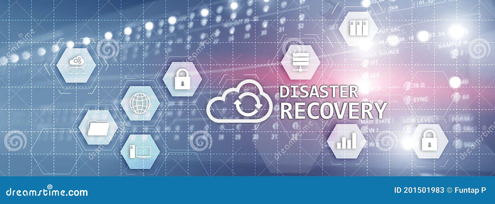 Disaster Recovery Plan for Your Corporation. Cyber Security Concept ...