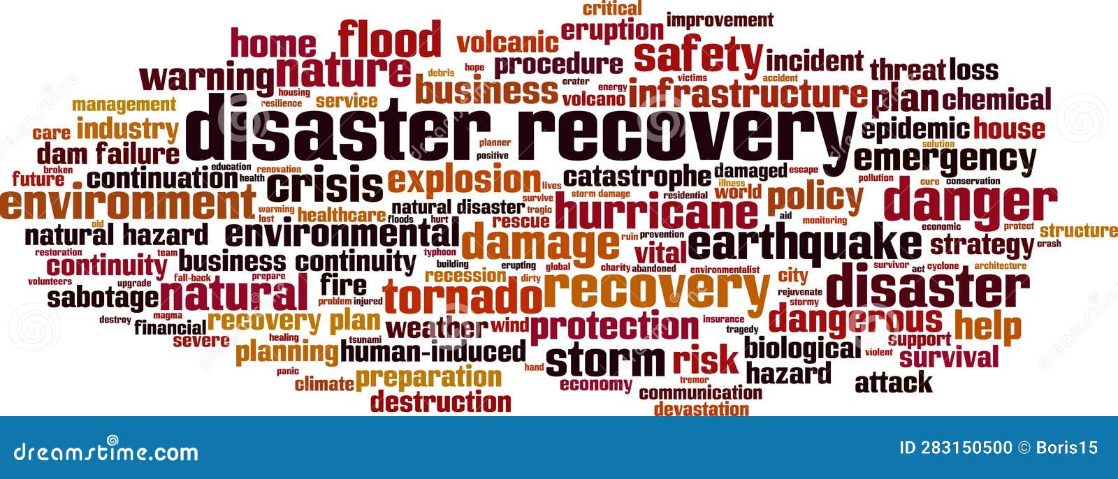 Disaster Recovery Word Cloud Stock Vector - Illustration of vector ...