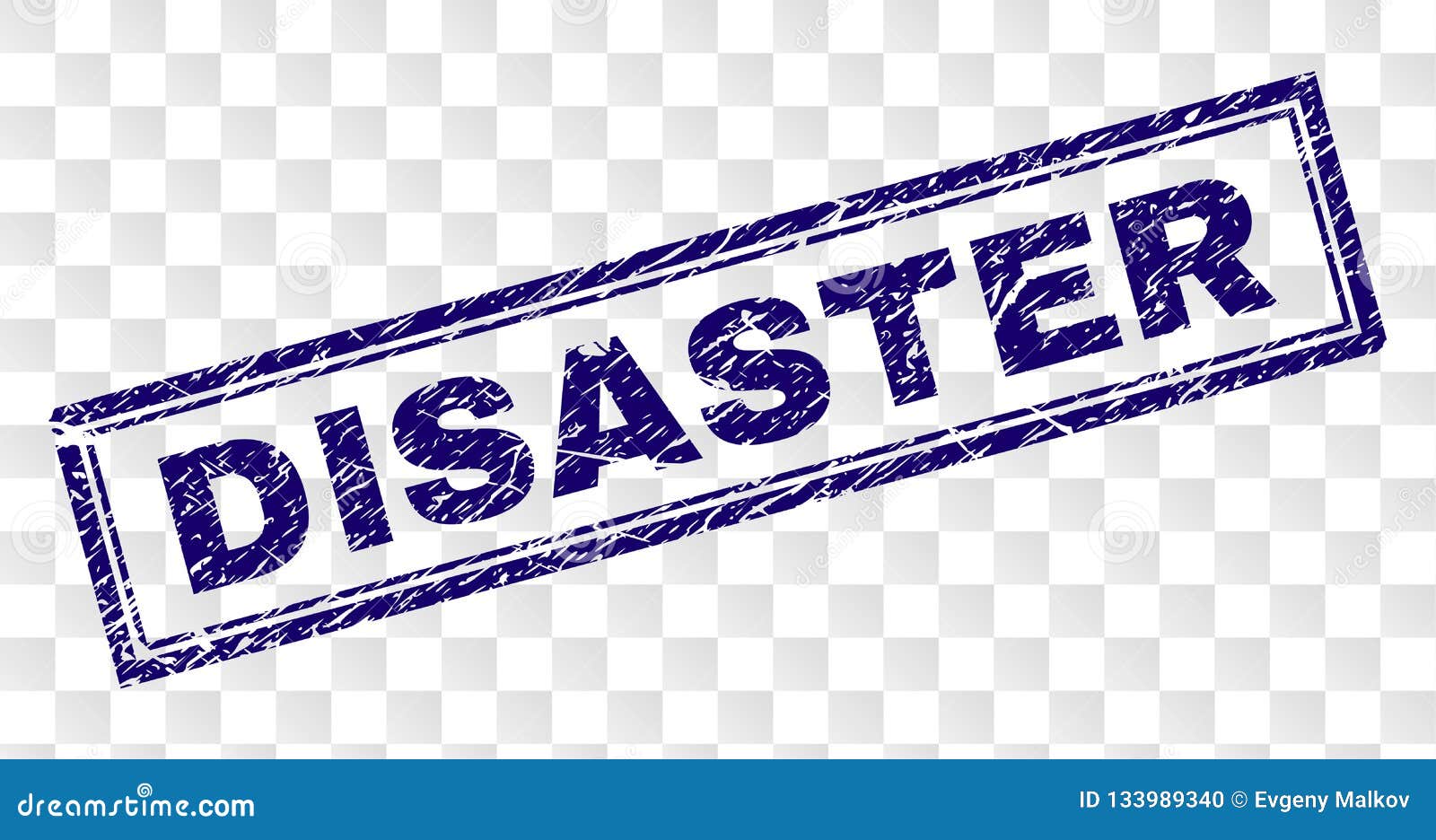 Scratched DISASTER Rectangle Stamp Stock Vector - Illustration of frame ...