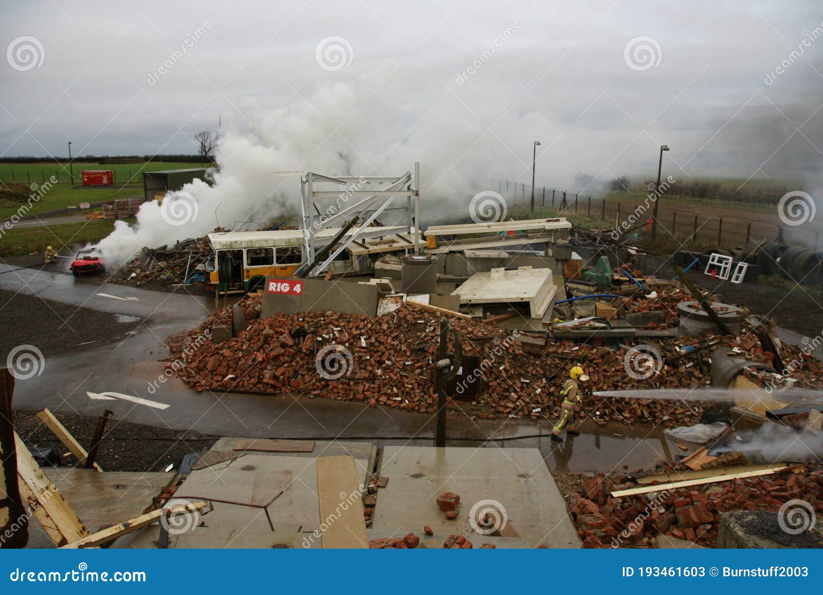 Disaster Zone, Building Collapse Stock Image - Image of collapses ...