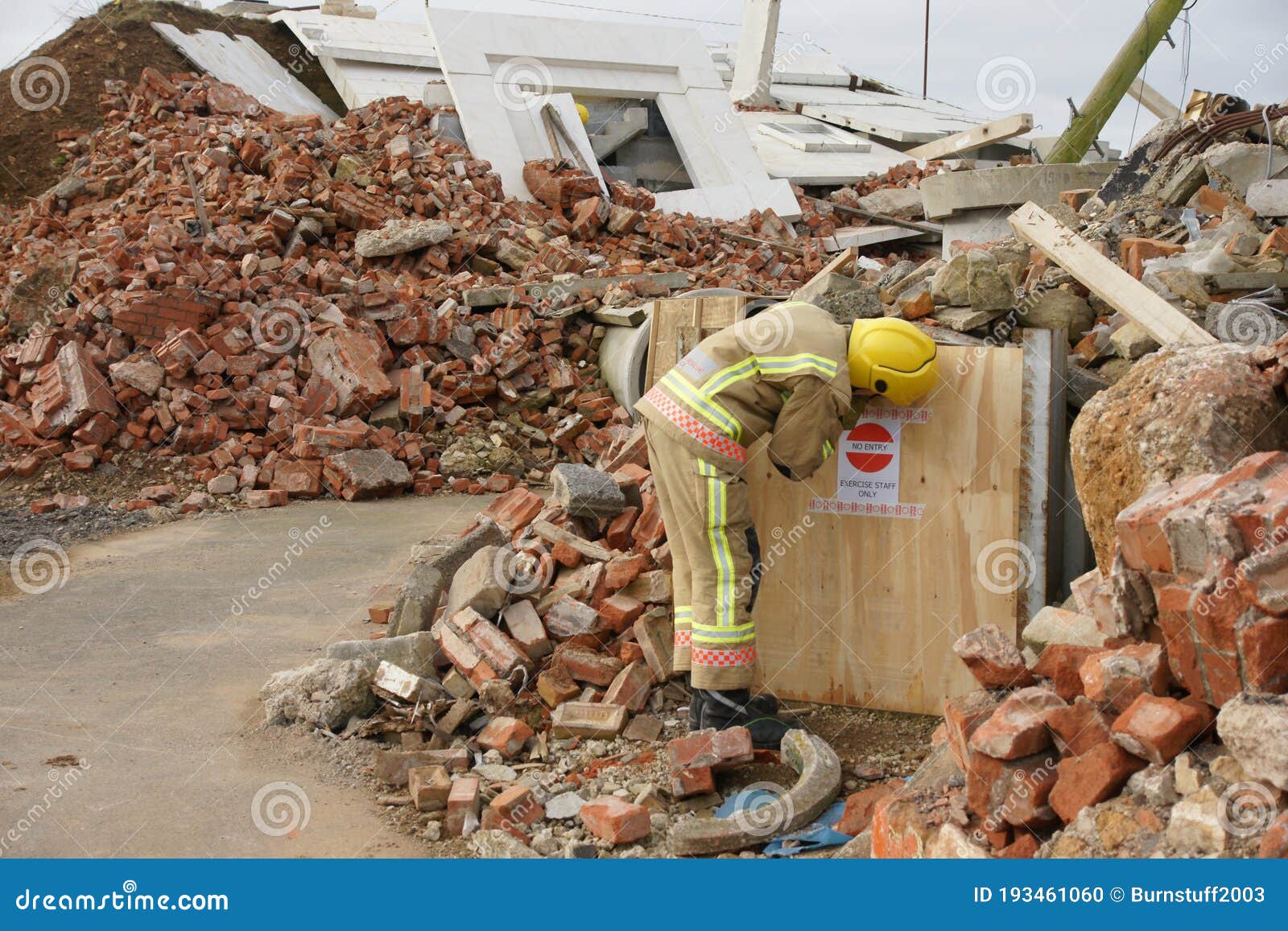Building Destroyed, Explosion and Collapses, Stock Photo - Image of ...