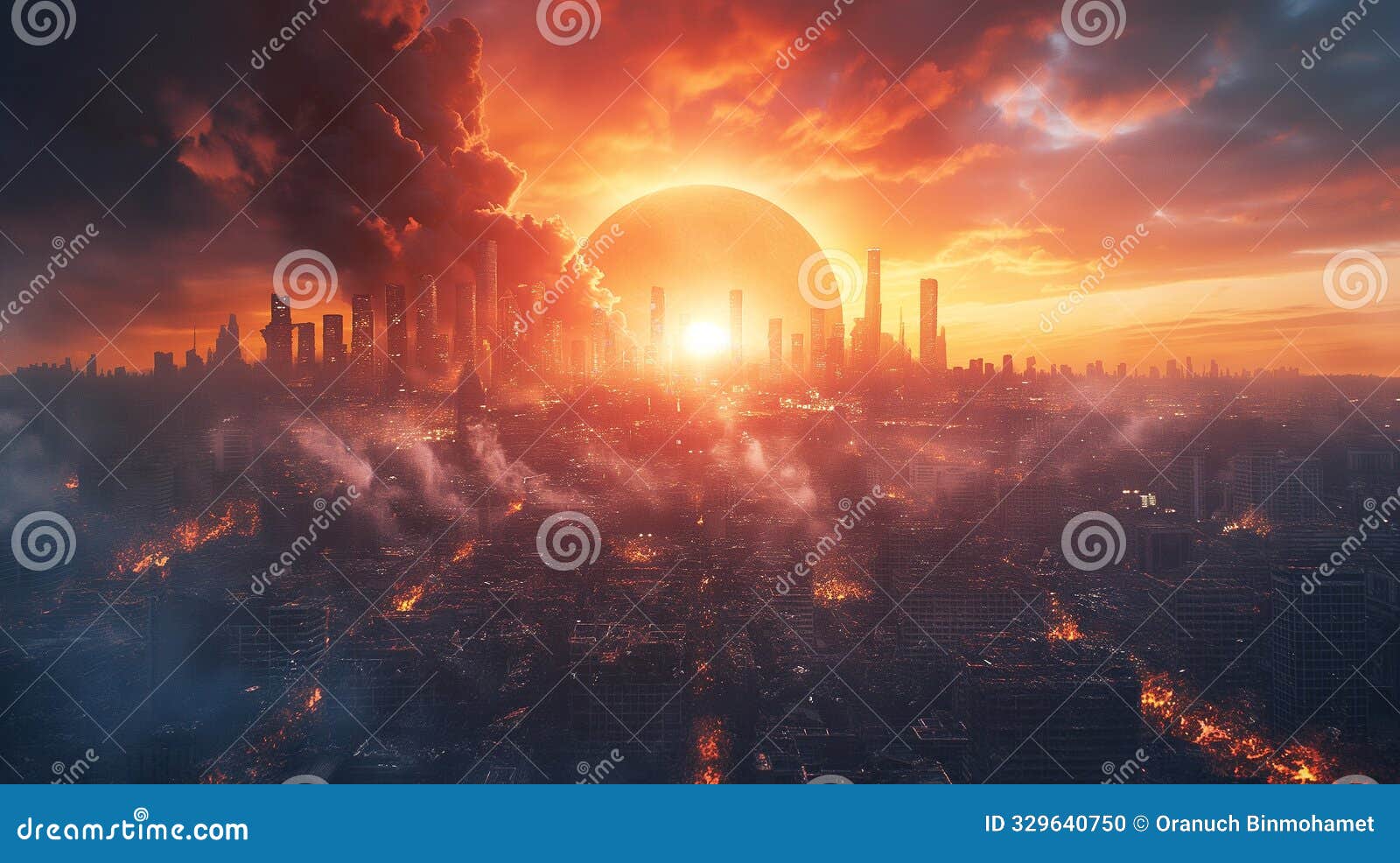 Disasters in the future stock photo. Image of climate - 329640750