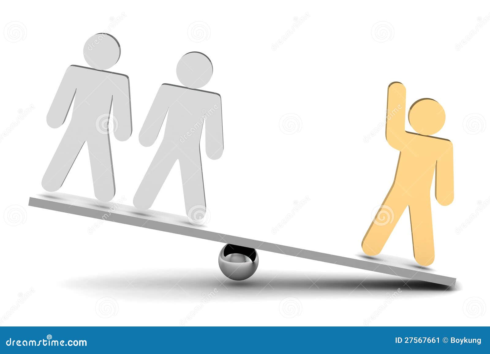 Disbalance stock illustration. Illustration of metal - 27567661