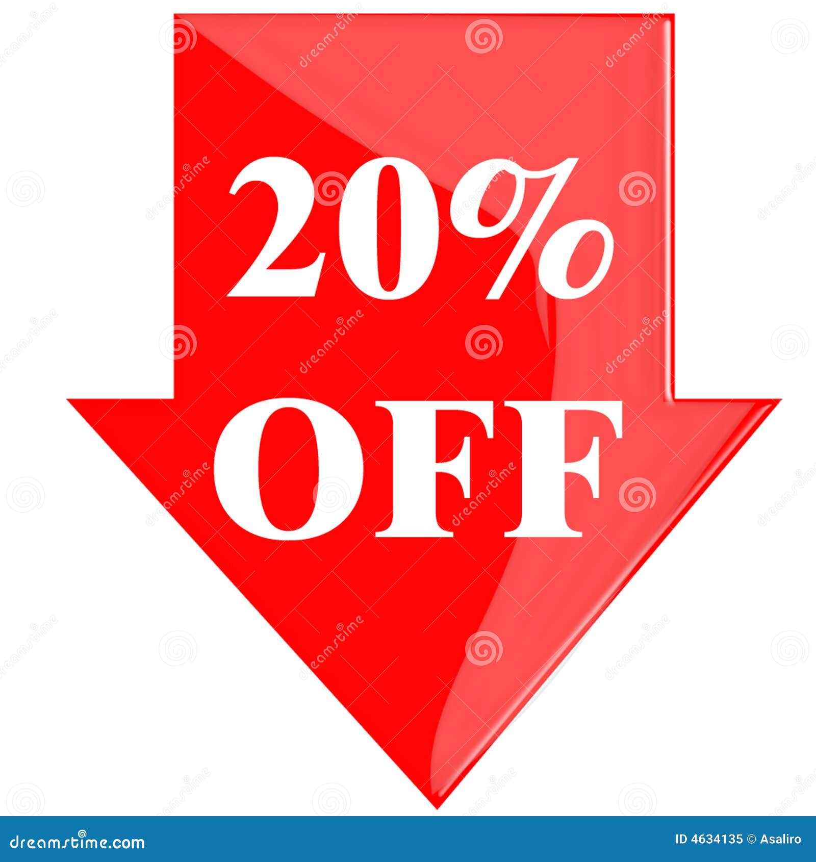 Disc 20 Percent Royalty Free Stock Photo - Image: 4634135